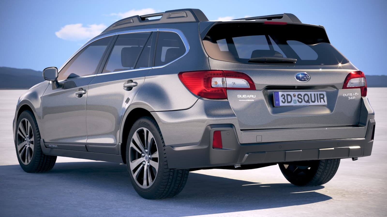 Subaru Outback 2018 - 3D Model by SQUIR