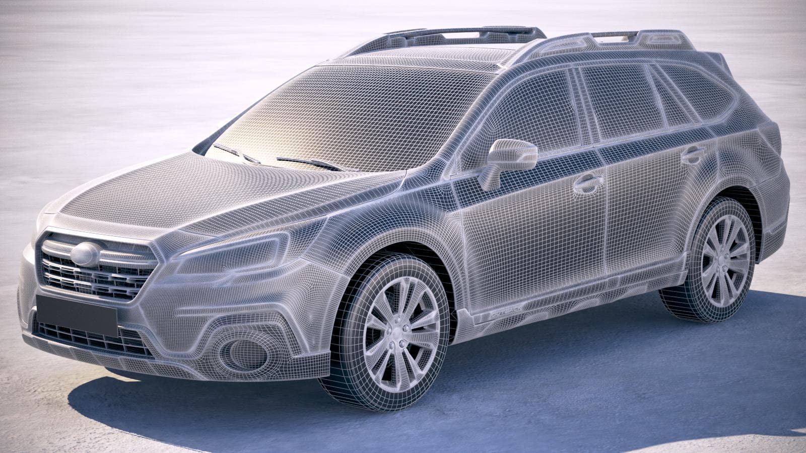 Subaru Outback 2018 - 3D Model by SQUIR
