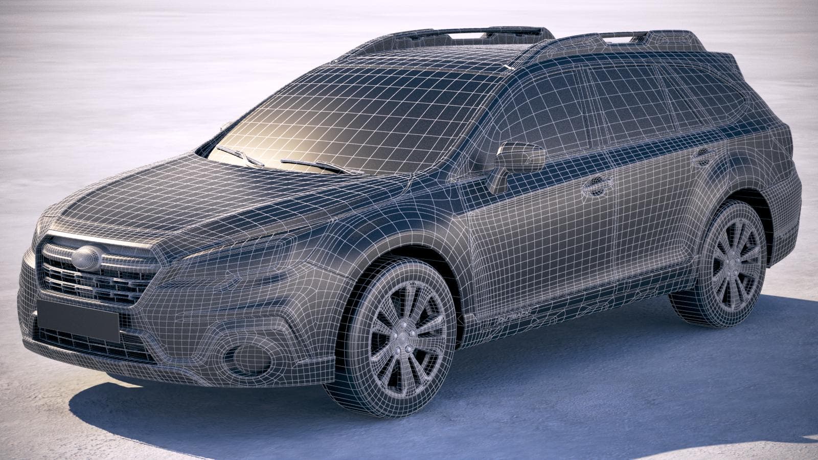 Subaru Outback 2018 - 3D Model by SQUIR