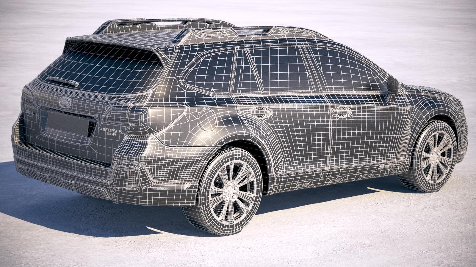 Subaru Outback 2018 - 3D Model by SQUIR