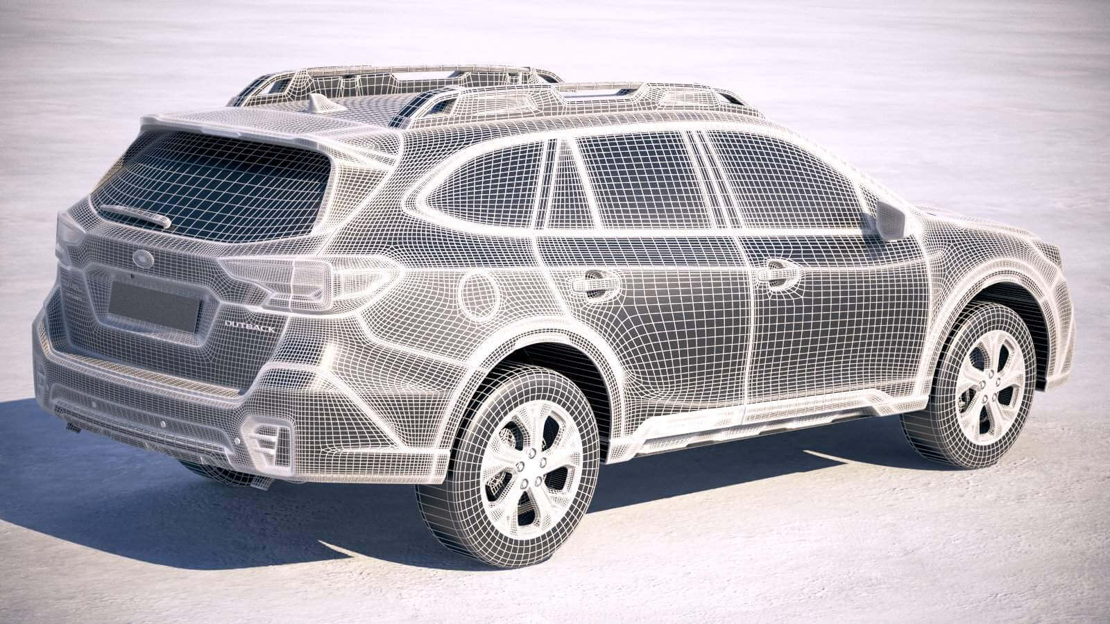 Subaru Outback 2020 - 3D Model by SQUIR