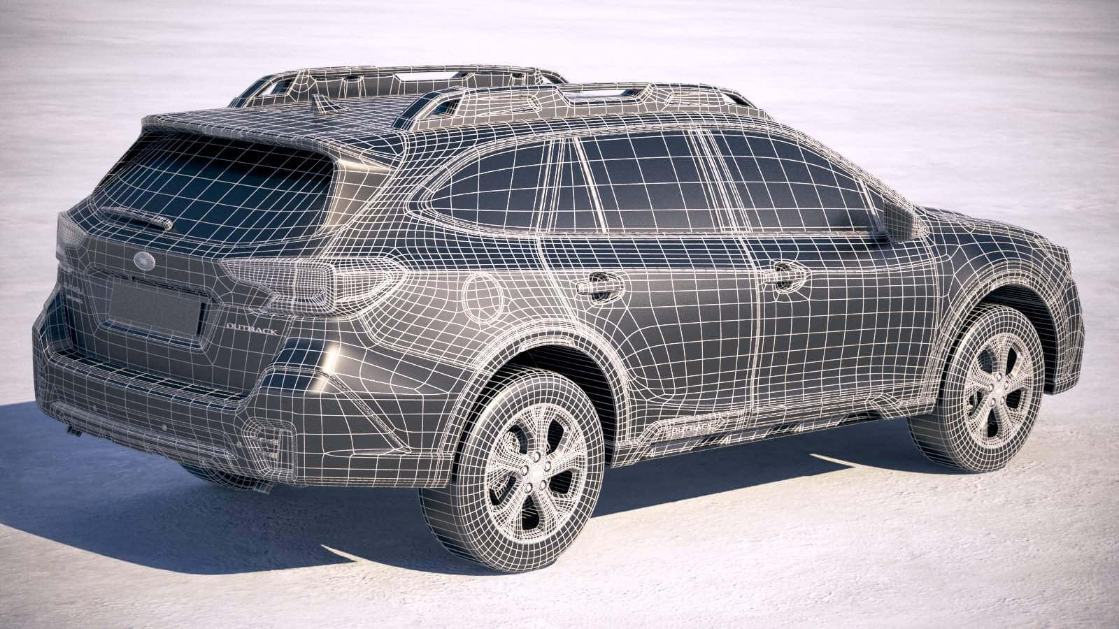 Subaru Outback 2020 - 3D Model by SQUIR