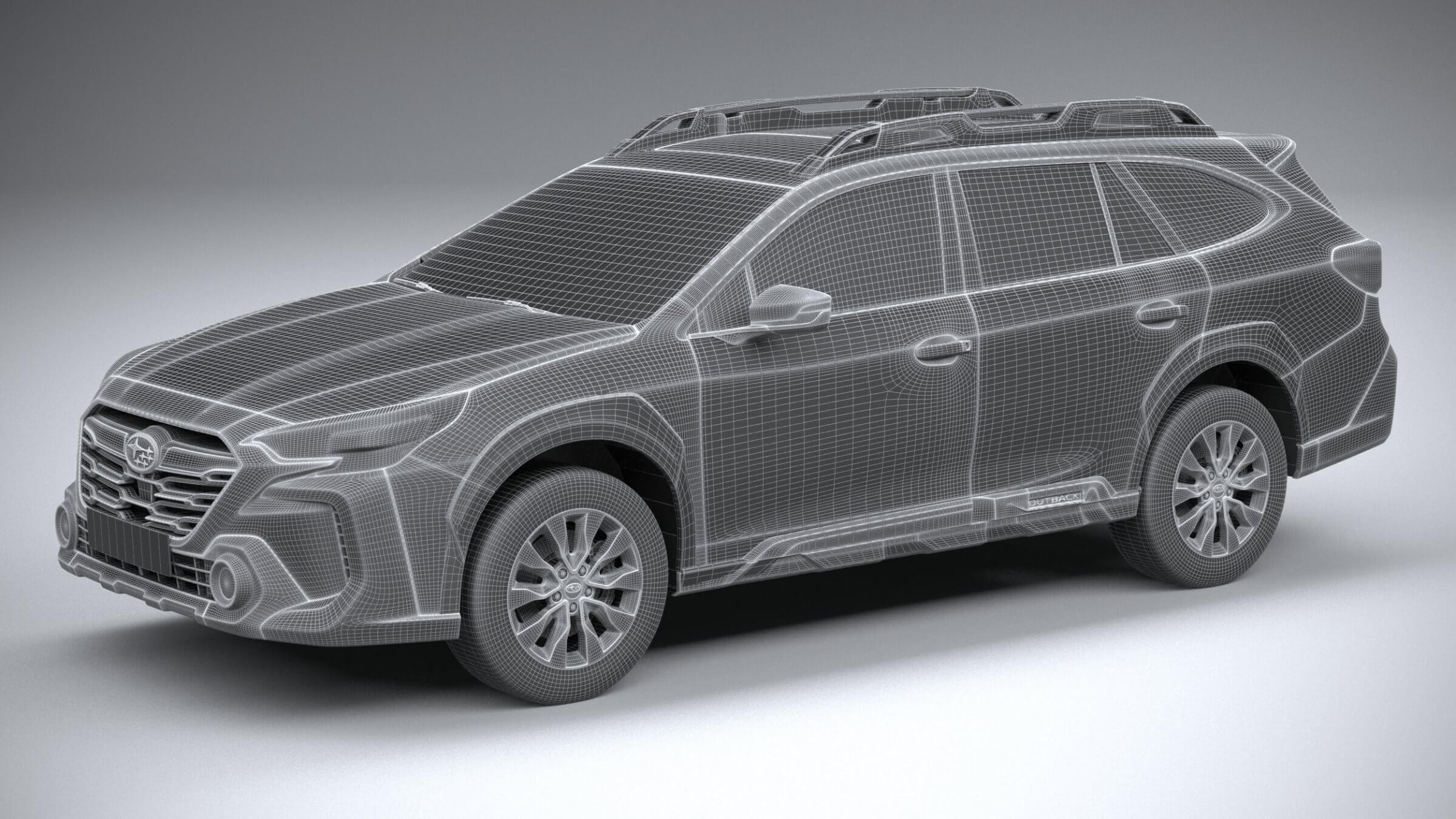 Subaru Outback 2023 - 3D Model by SQUIR
