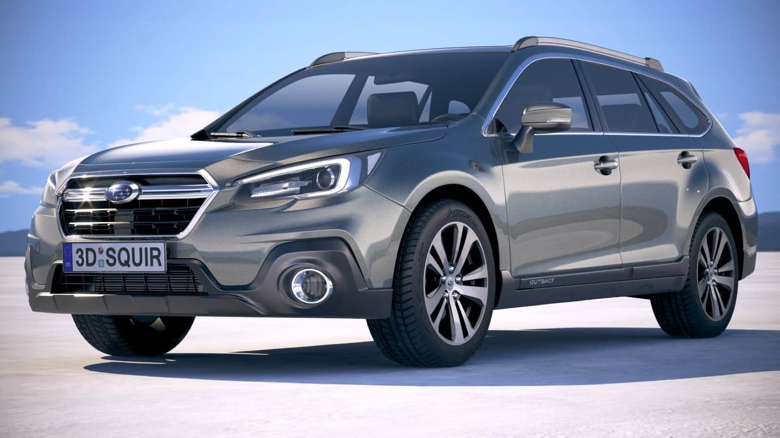 Subaru Outback EU 2019 - 3D Model by SQUIR