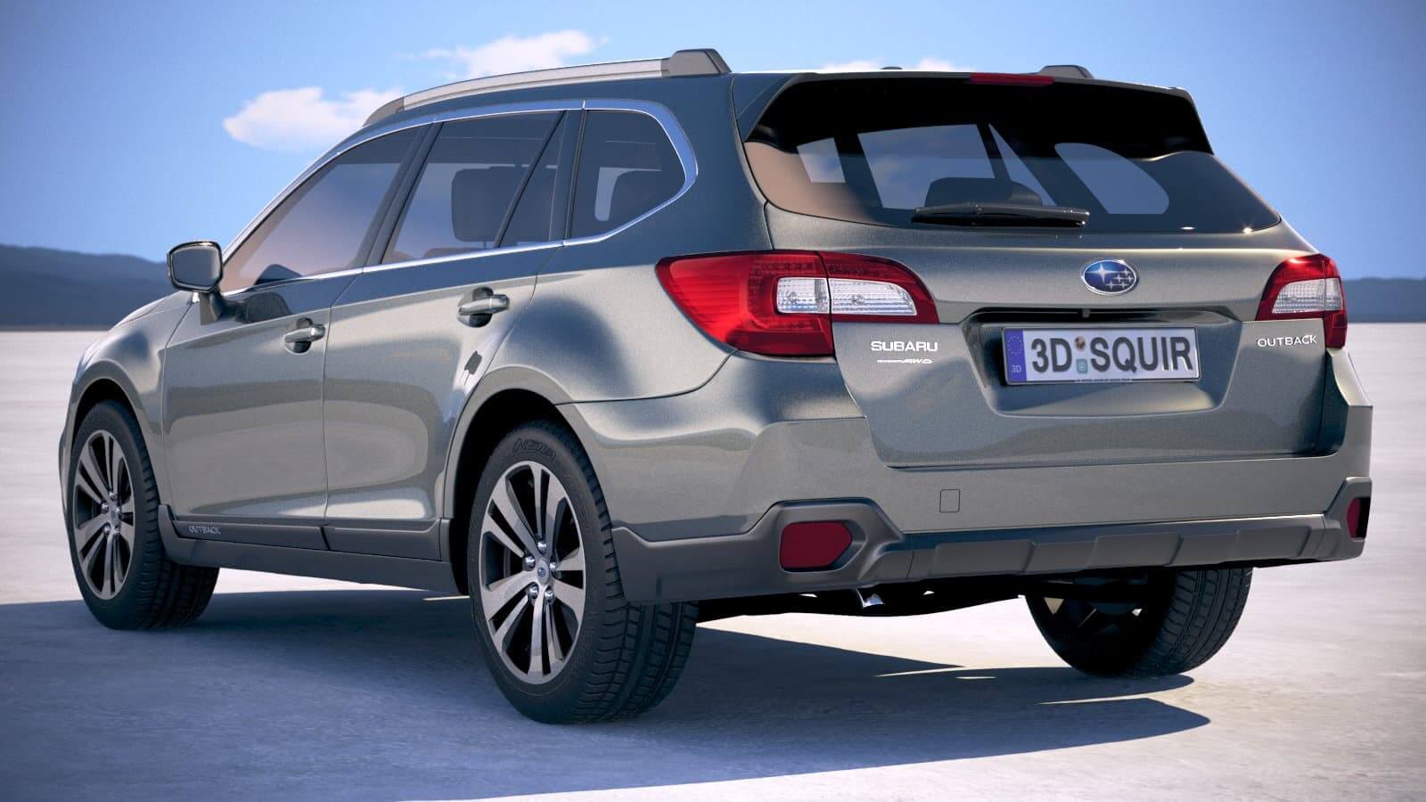 Subaru Outback EU 2019 - 3D Model by SQUIR