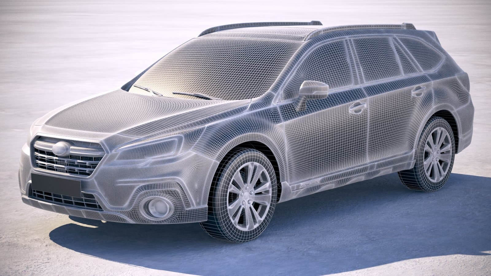 Subaru Outback EU 2019 - 3D Model by SQUIR