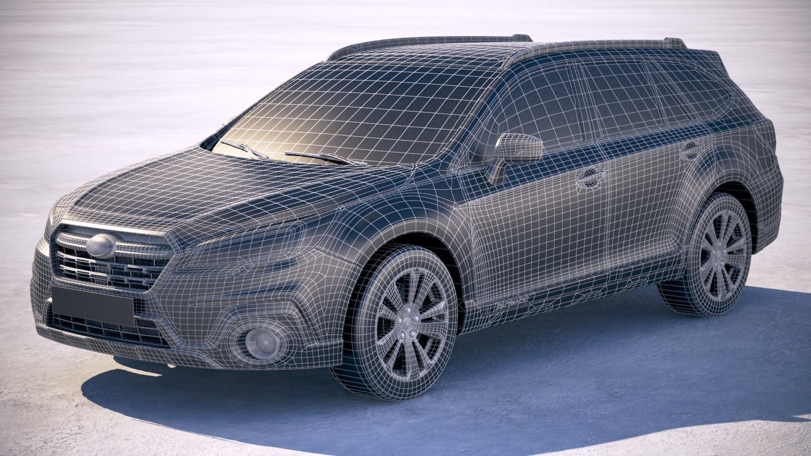 Subaru Outback EU 2019 - 3D Model by SQUIR