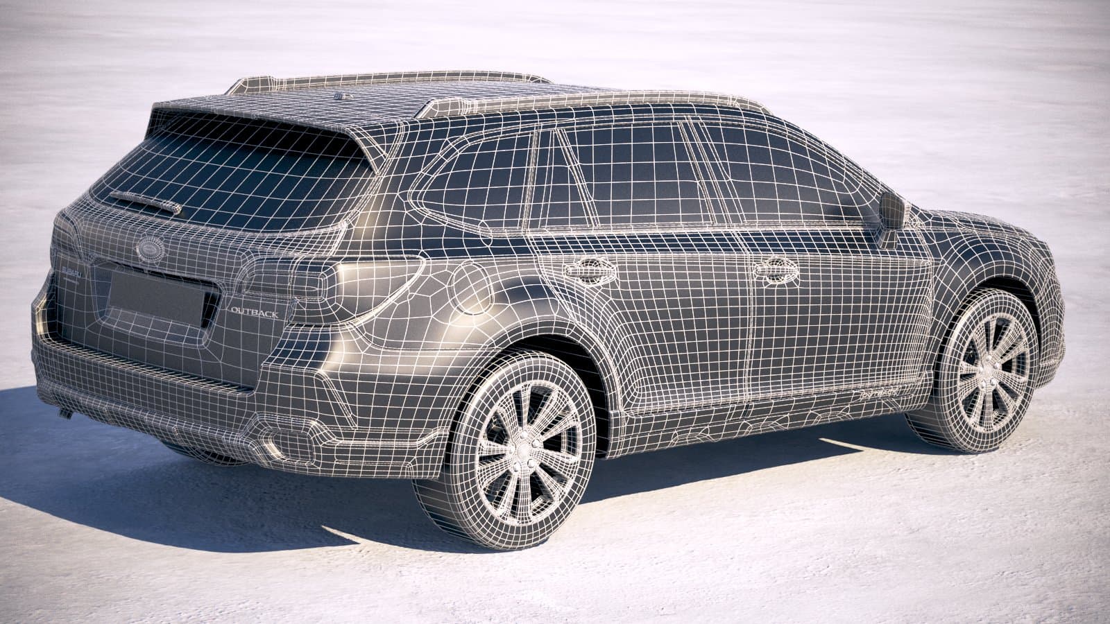 Subaru Outback EU 2019 - 3D Model by SQUIR