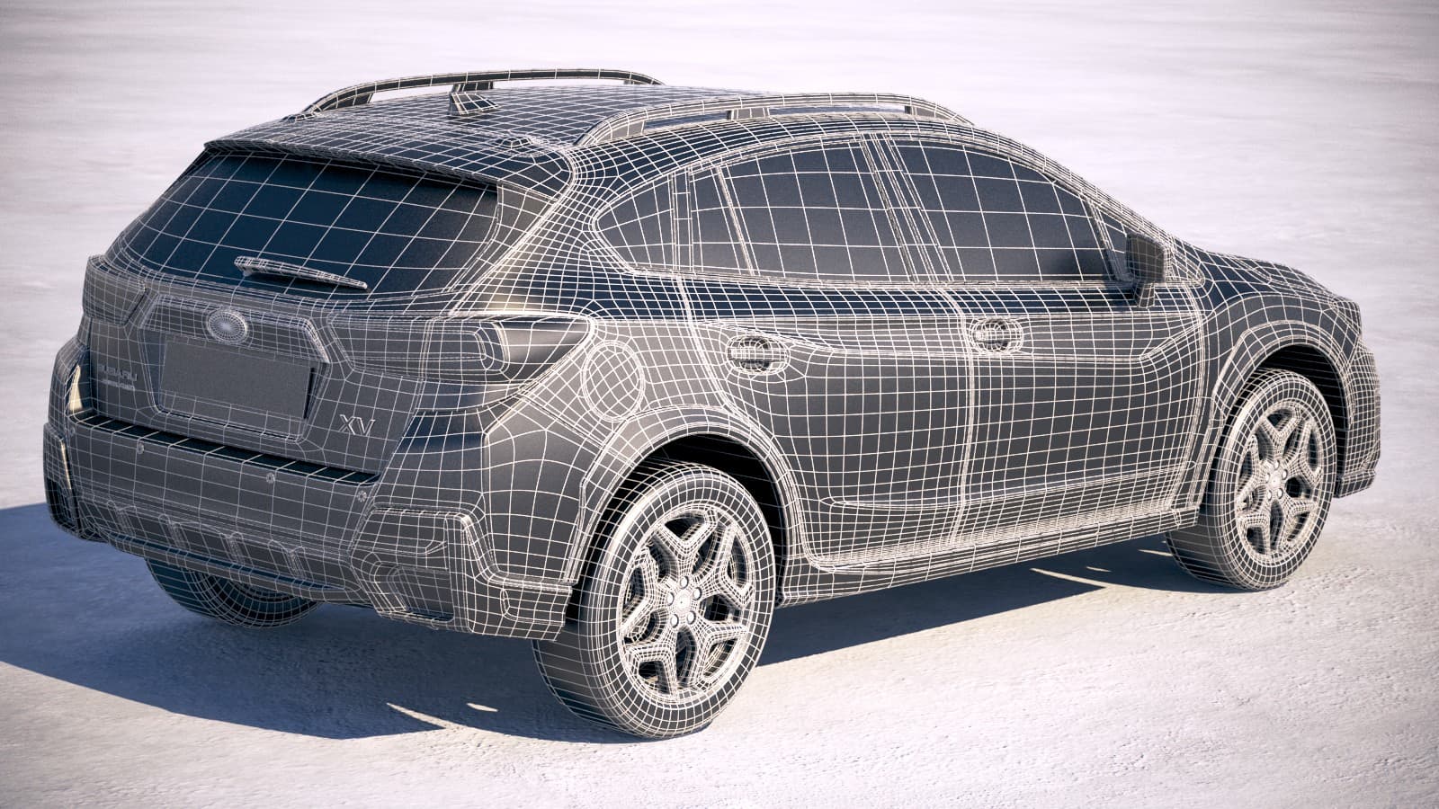 Subaru XV 2018 - 3D Model by SQUIR