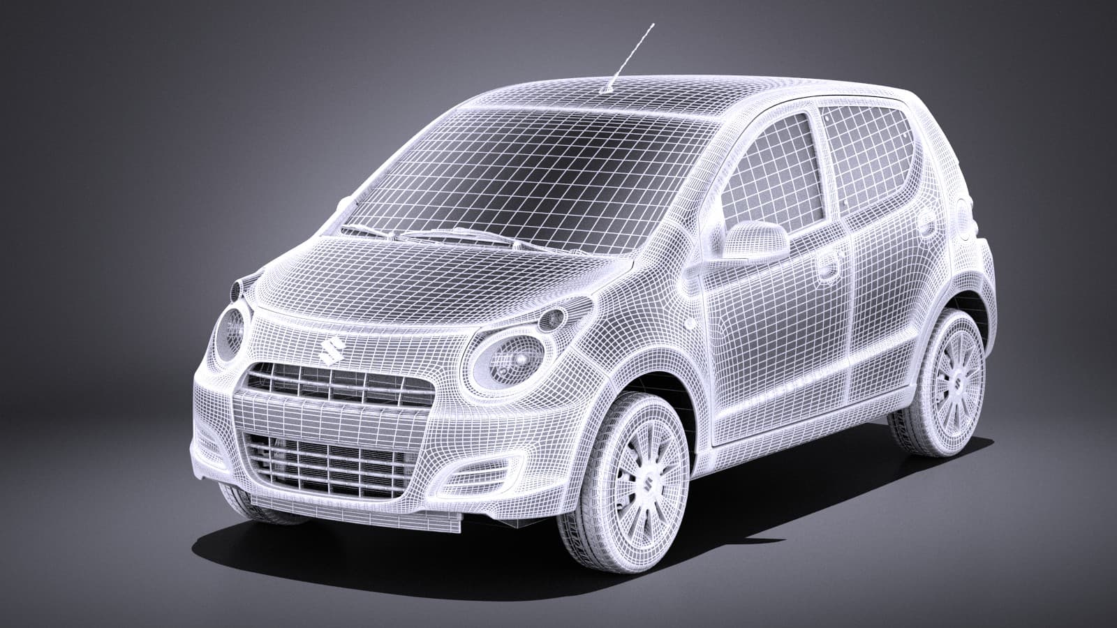 Suzuki Alto GL 2009-2015 (V-Ray) 3D Model by SQUIR