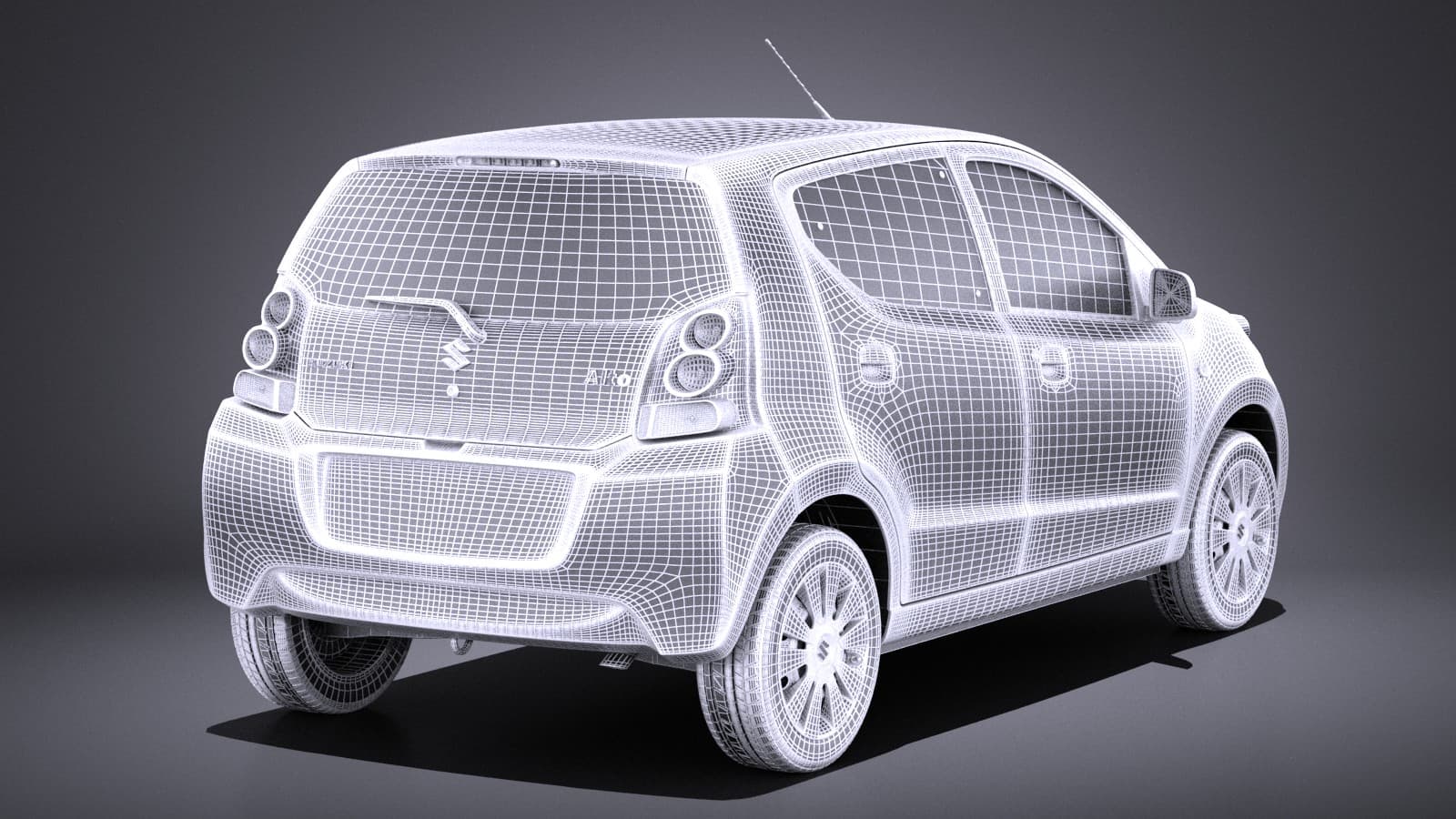Suzuki Alto GL 2009-2015 (V-Ray) 3D Model by SQUIR