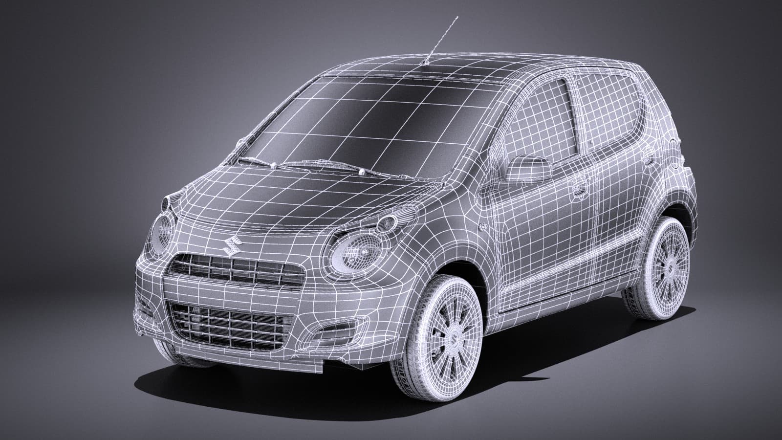 Suzuki Alto GL 2009-2015 (V-Ray) 3D Model by SQUIR