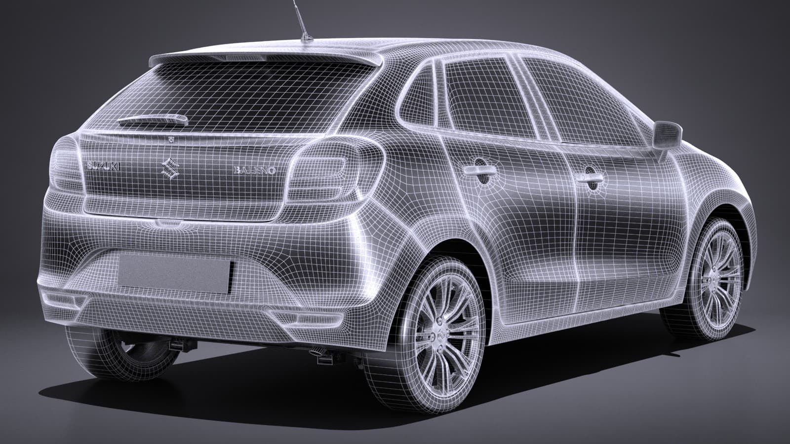 Suzuki Baleno 2016 - 3D Model by SQUIR
