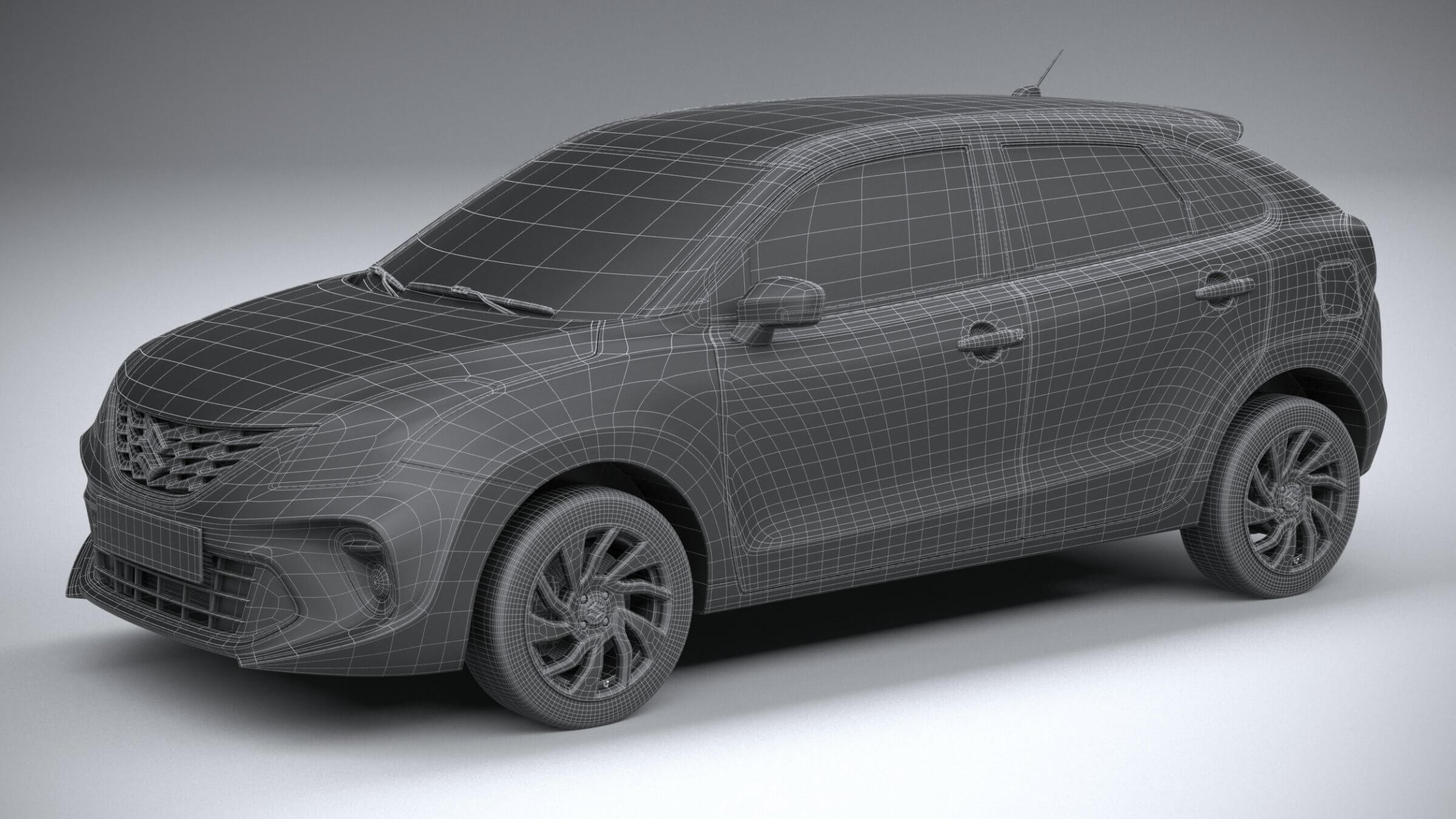 Suzuki Baleno 2019 - 3D Model by SQUIR