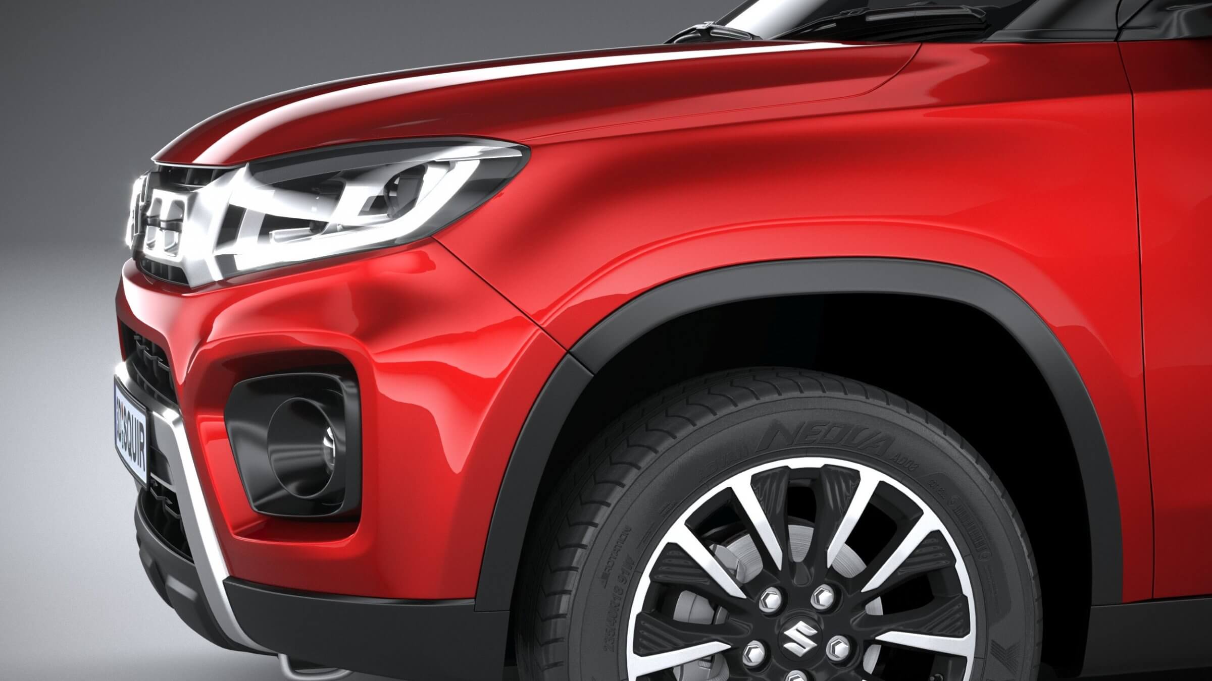 Suzuki Brezza 2021 - 3D Model by SQUIR