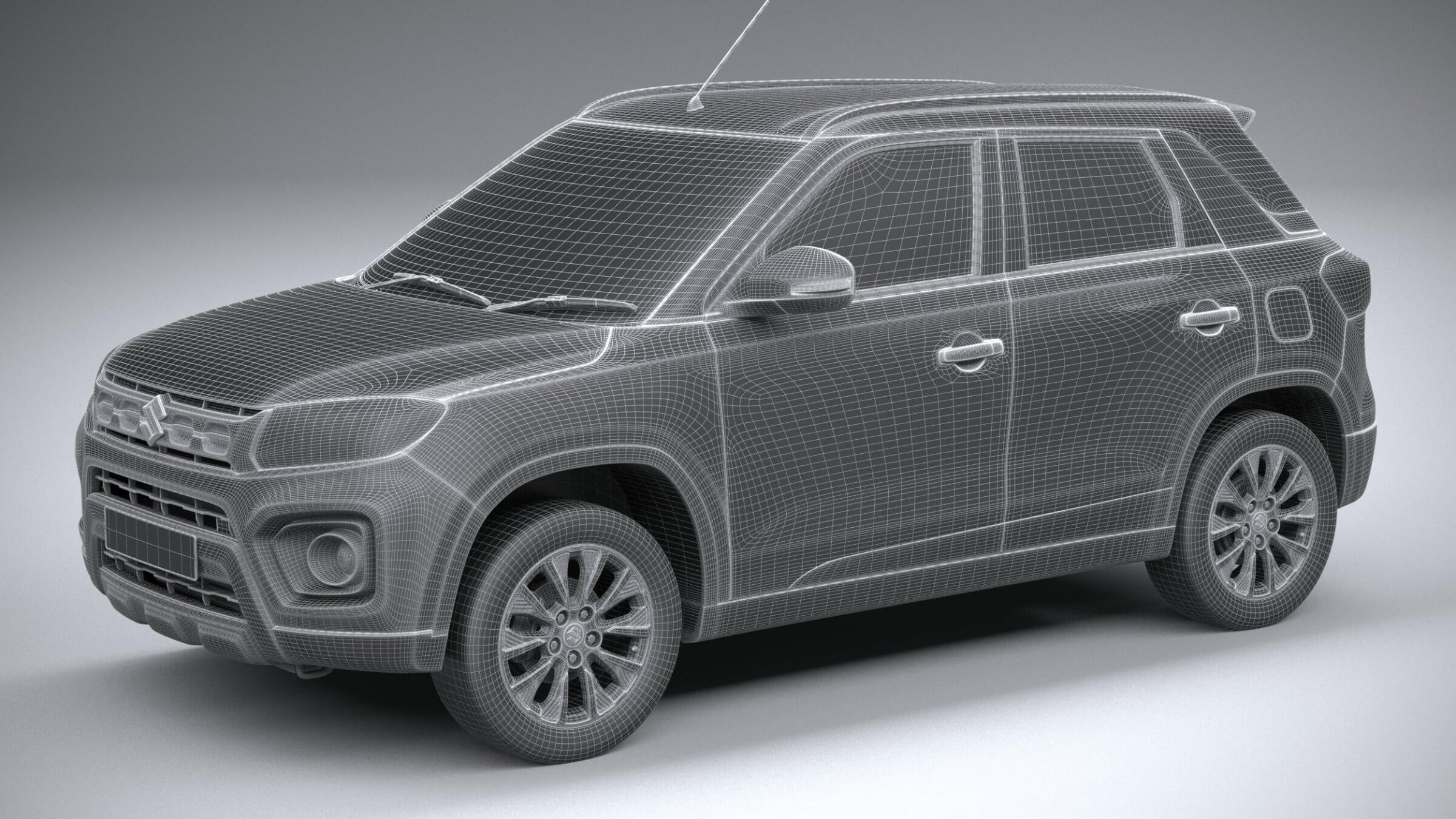 Suzuki Brezza 2021 - 3D Model by SQUIR