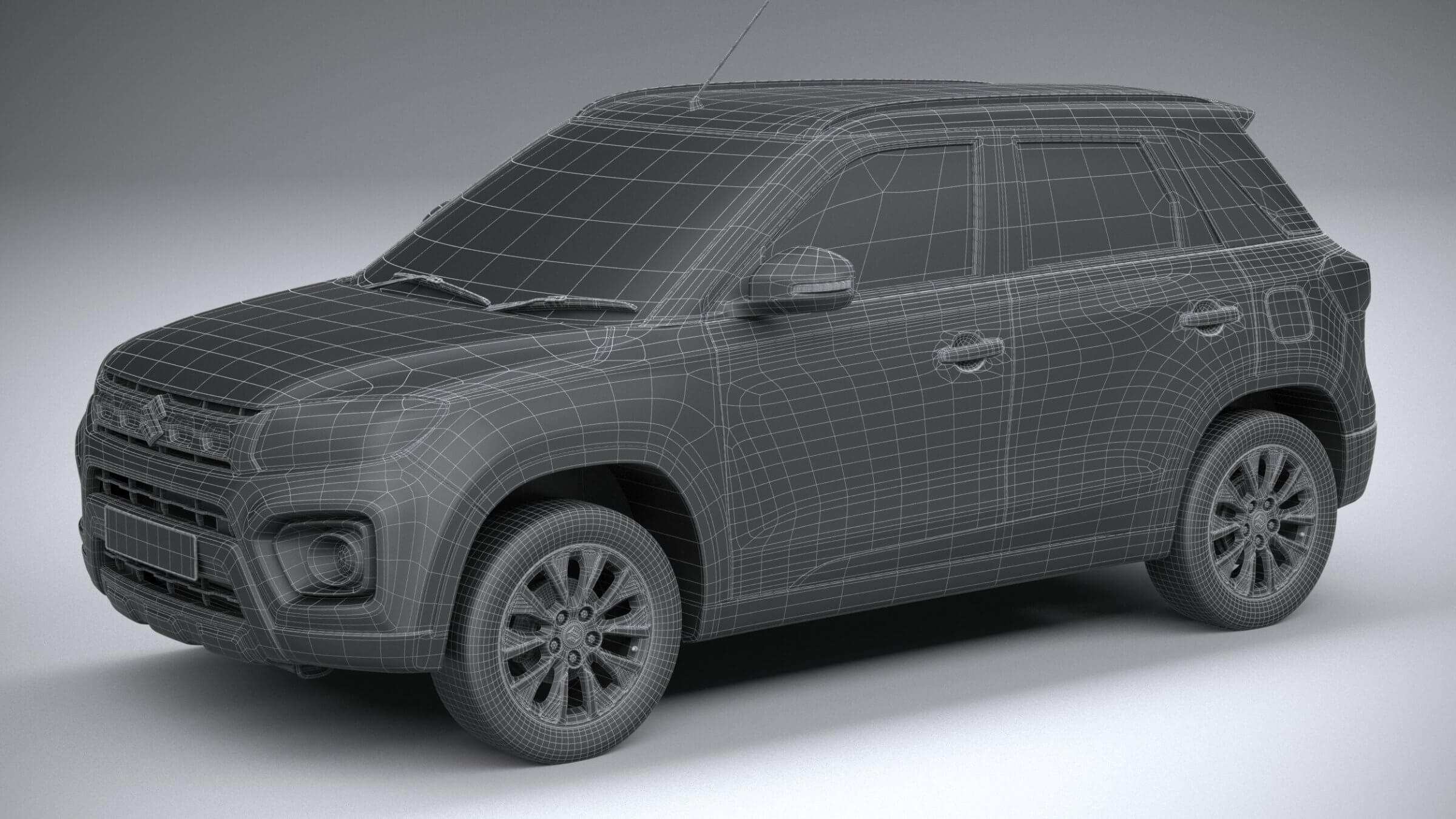 Suzuki Brezza 2021 - 3D Model by SQUIR