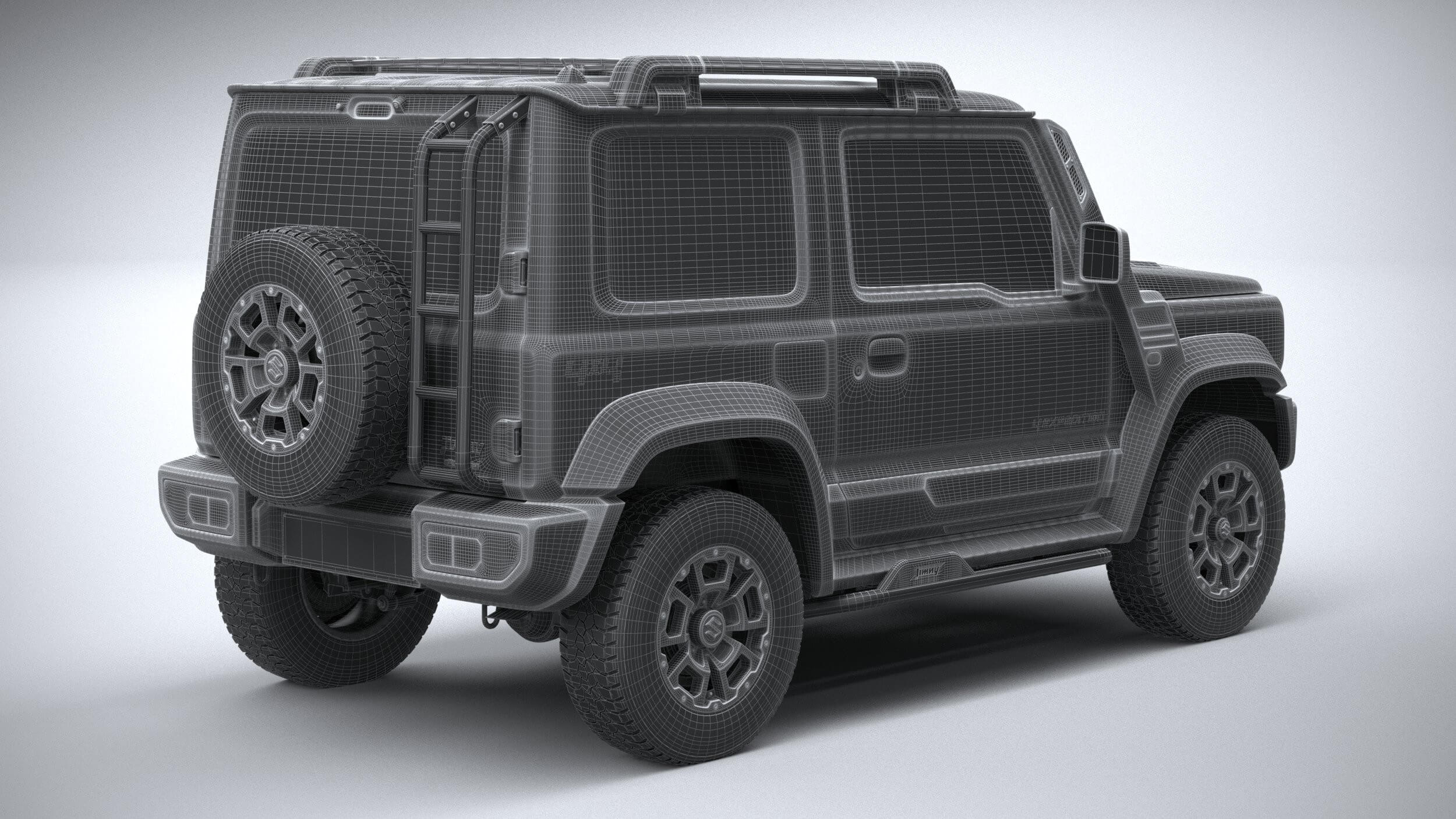 Suzuki Jimny 4Expedition 2024 - 3D Model by SQUIR