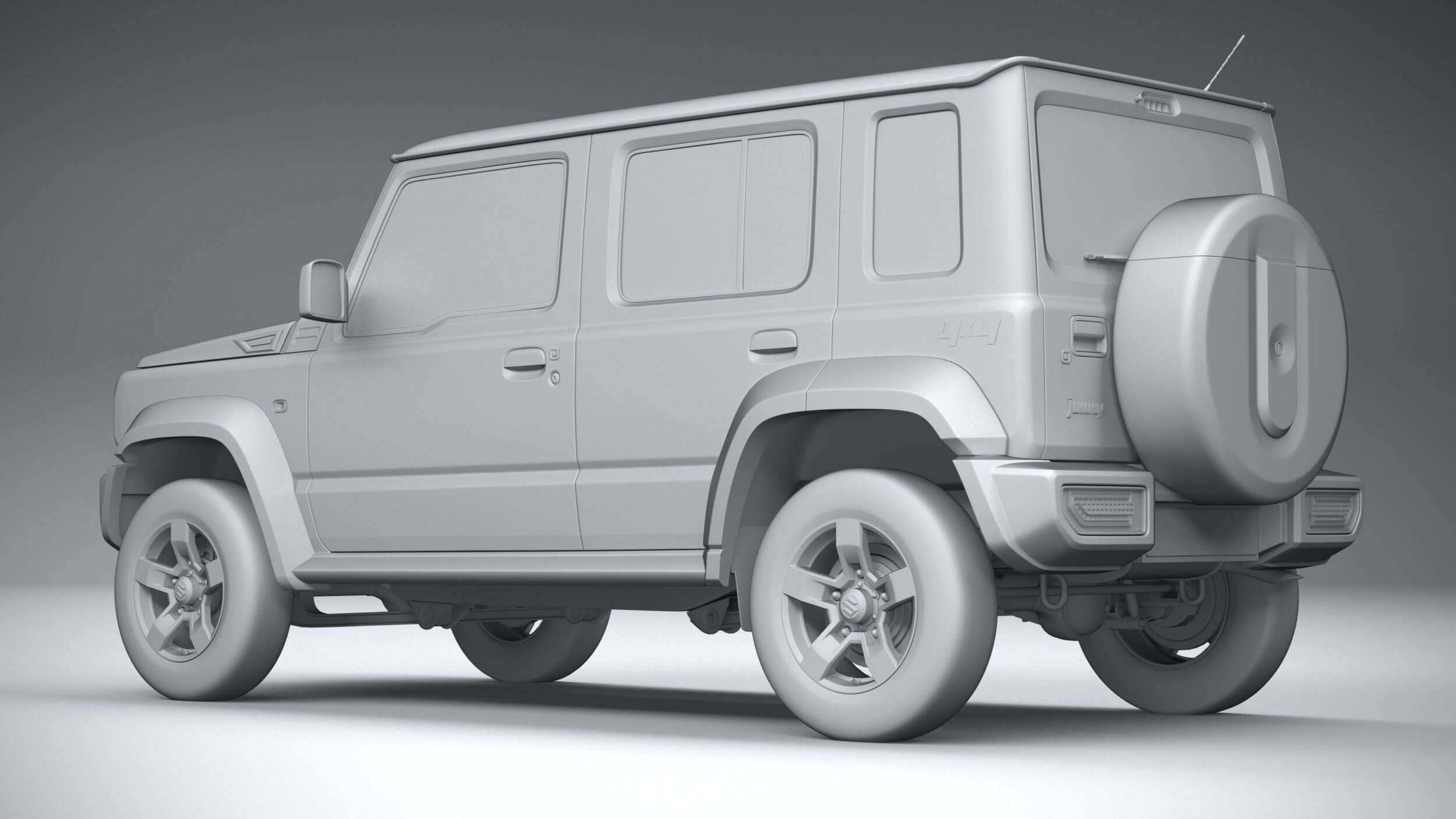 Suzuki Jimny 4style 5Door 2024 - 3D Model by SQUIR