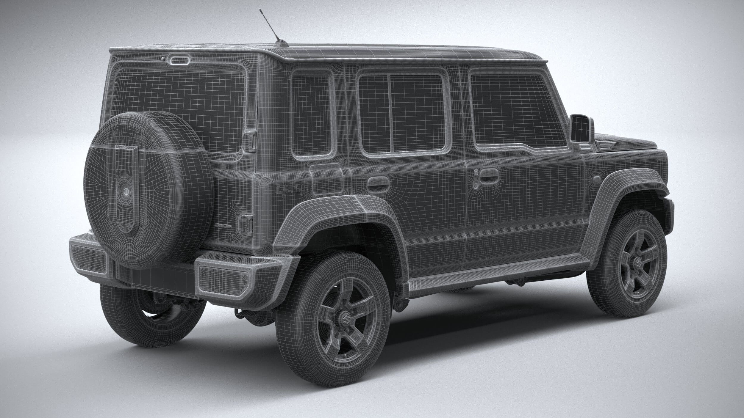 Suzuki Jimny 4style 5Door 2024 - 3D Model by SQUIR