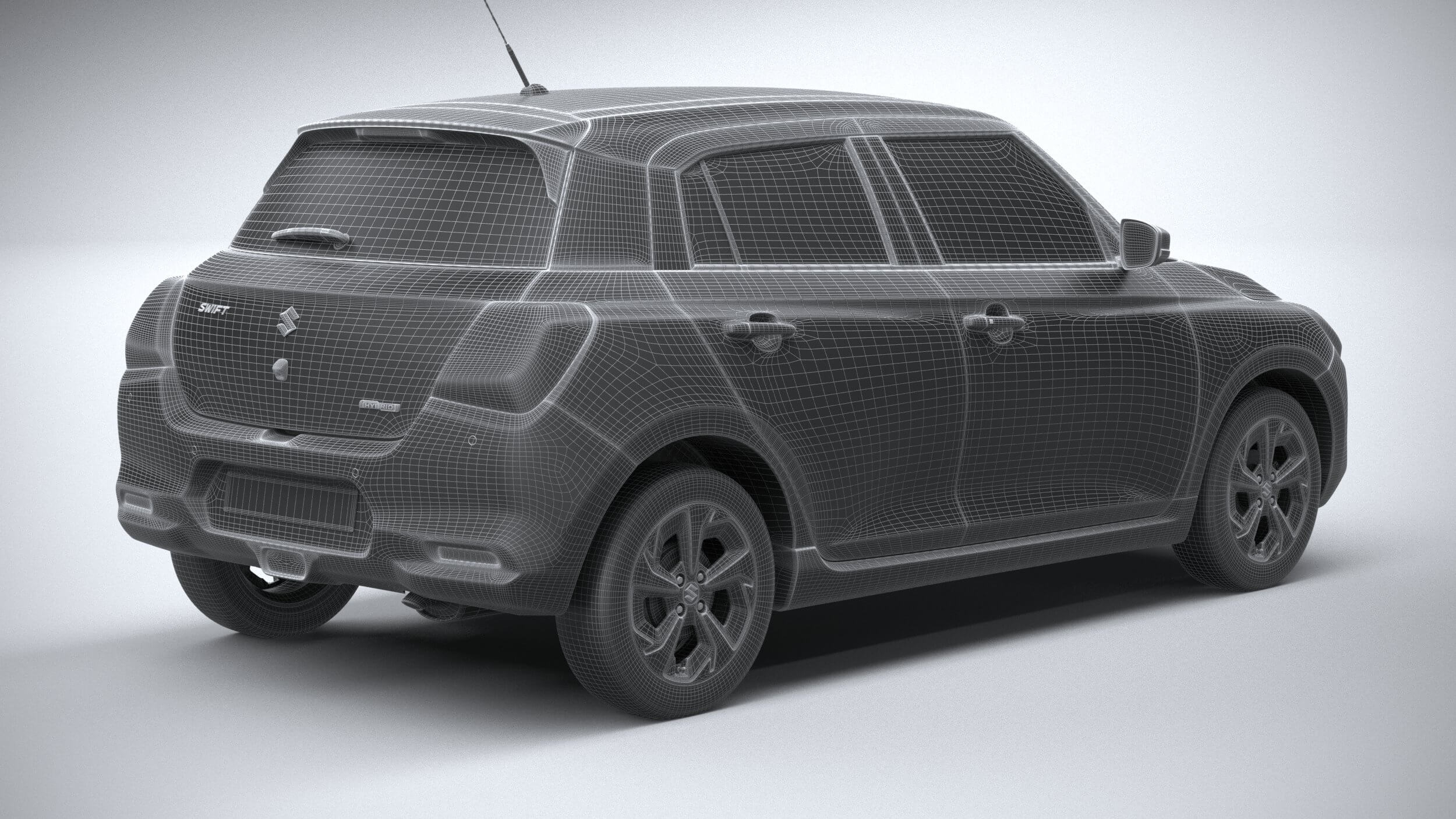Suzuki Swift 2024 - 3D Model by SQUIR
