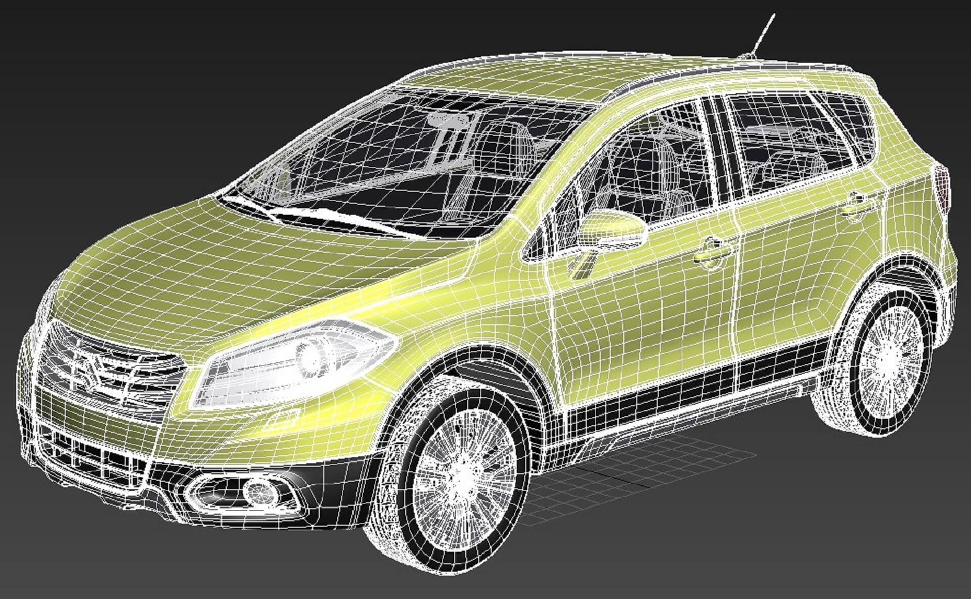 Suzuki SX4 2014 - 3D Model by SQUIR