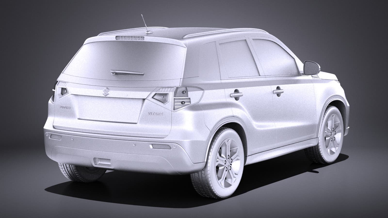 Suzuki Vitara 2017 (V-Ray) 3D Model by SQUIR