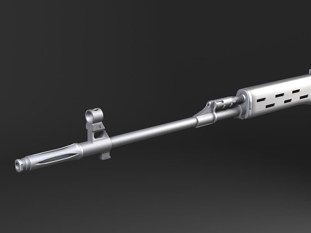 SWD Dragunov Sniper Rifle - 3D Model by SQUIR