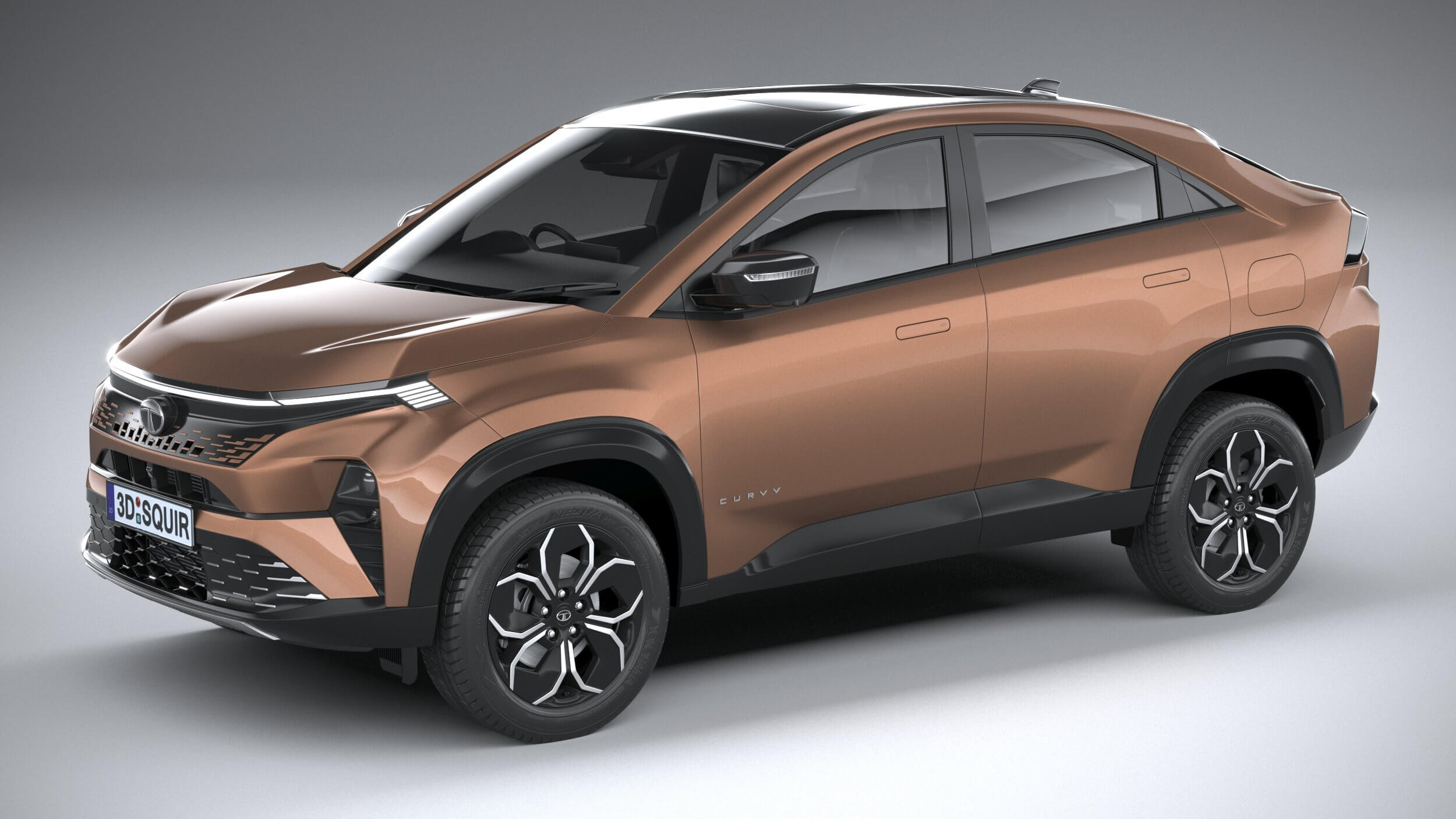 Tata Curvv 2025 - 3D Model by SQUIR