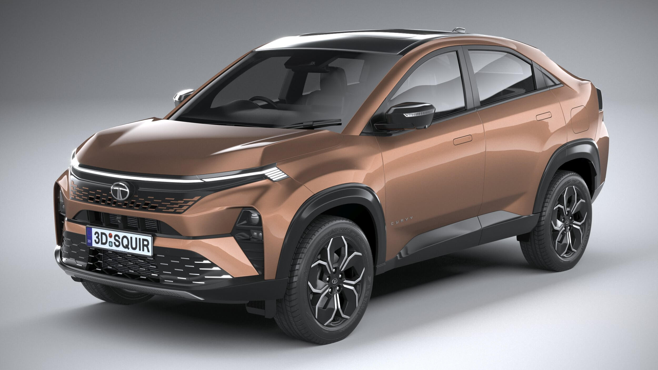 Tata Curvv 2025 - 3D Model by SQUIR
