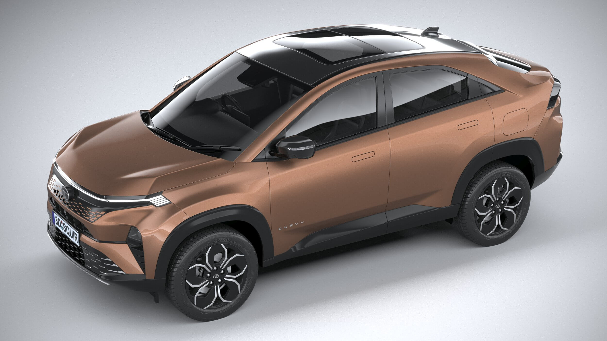 Tata Curvv 2025 - 3D Model by SQUIR