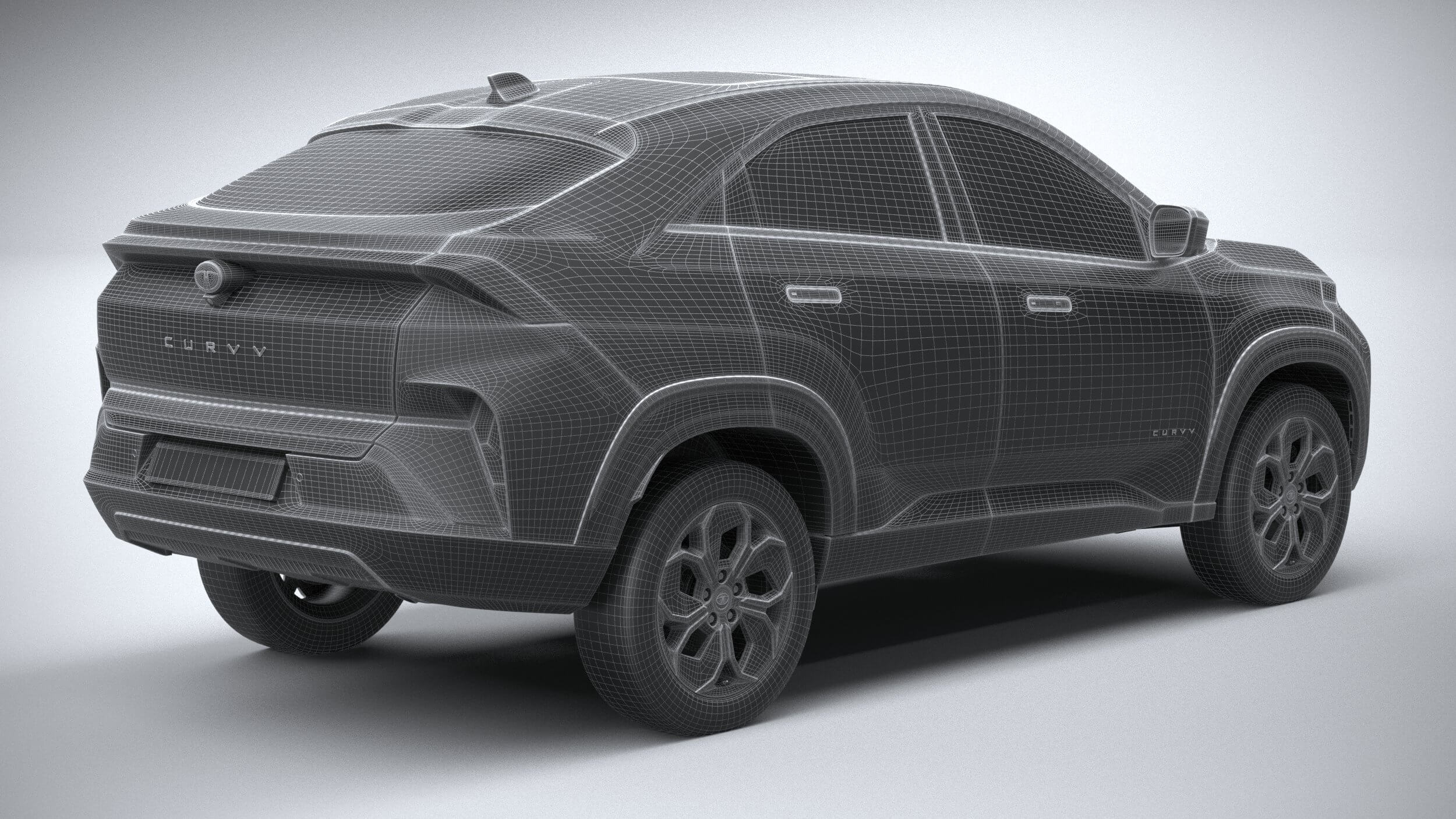 Tata Curvv 2025 - 3D Model by SQUIR