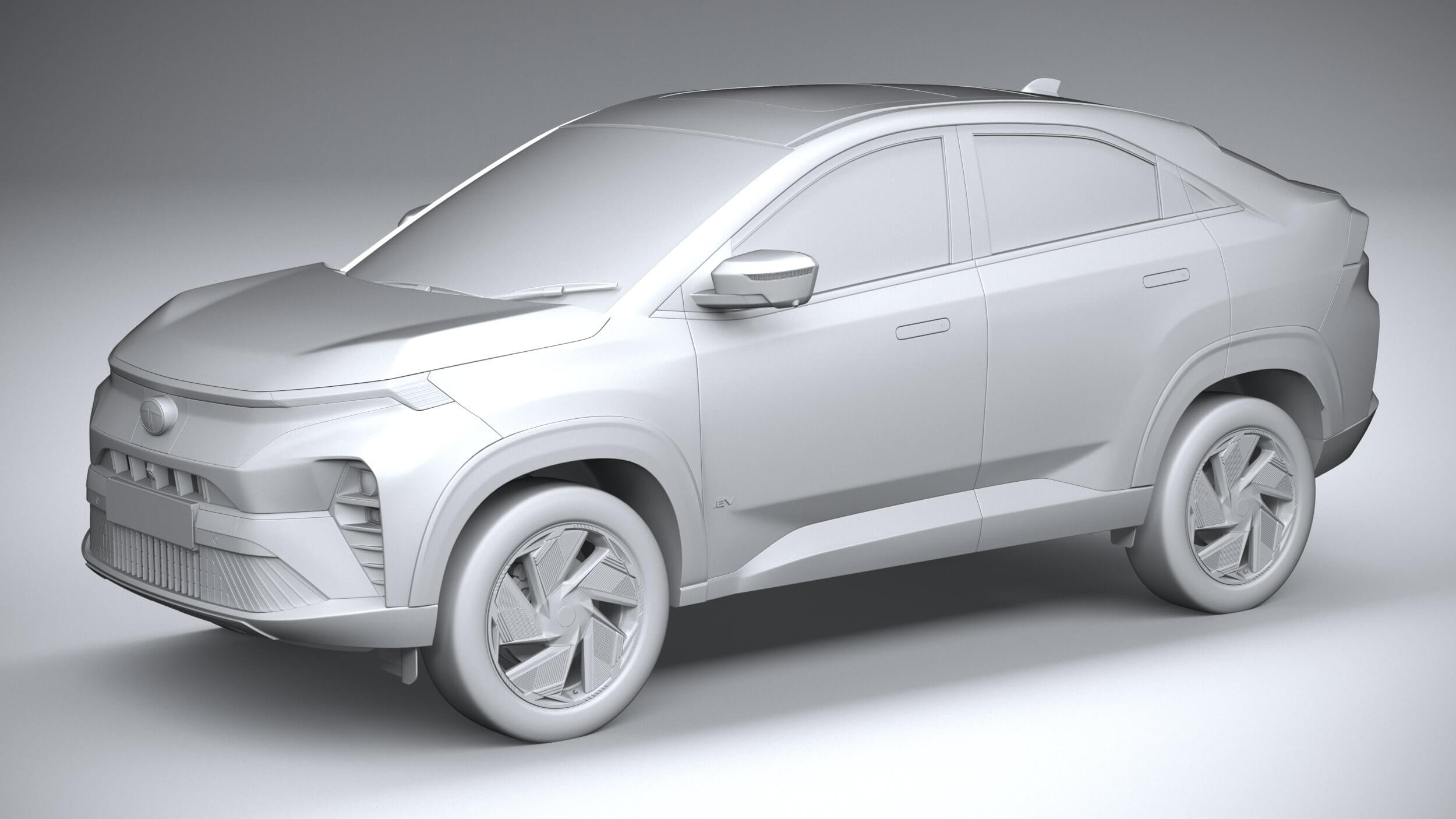 Tata Curvv EV 2025 - 3D Model by SQUIR