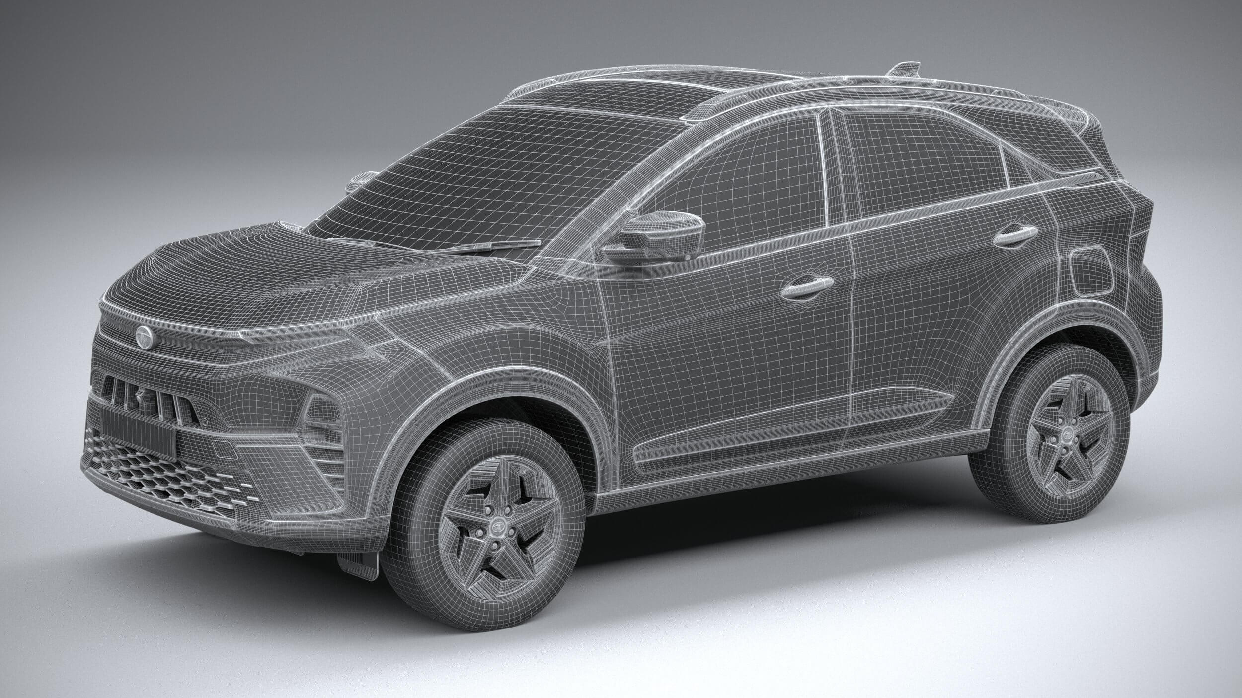 Tata Nexon 2024 - 3D Model by SQUIR