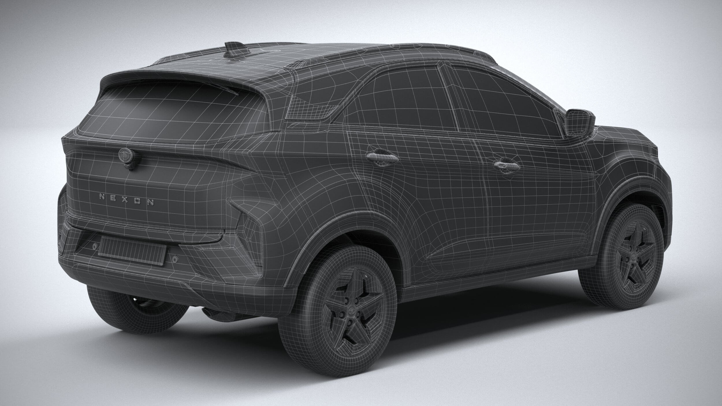 Tata Nexon 2024 - 3D Model by SQUIR