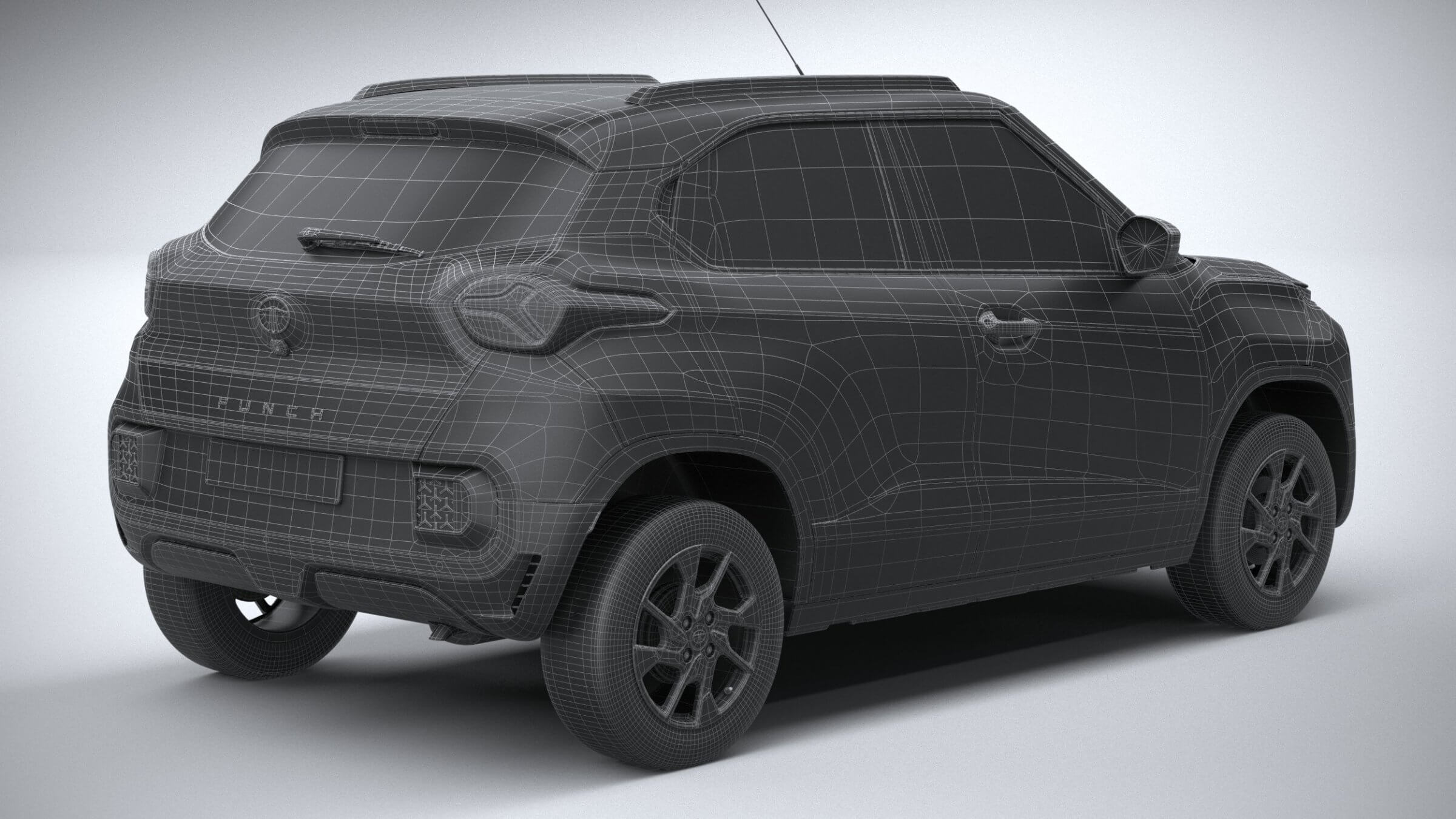 Tata Punch 2022 - 3D Model by SQUIR