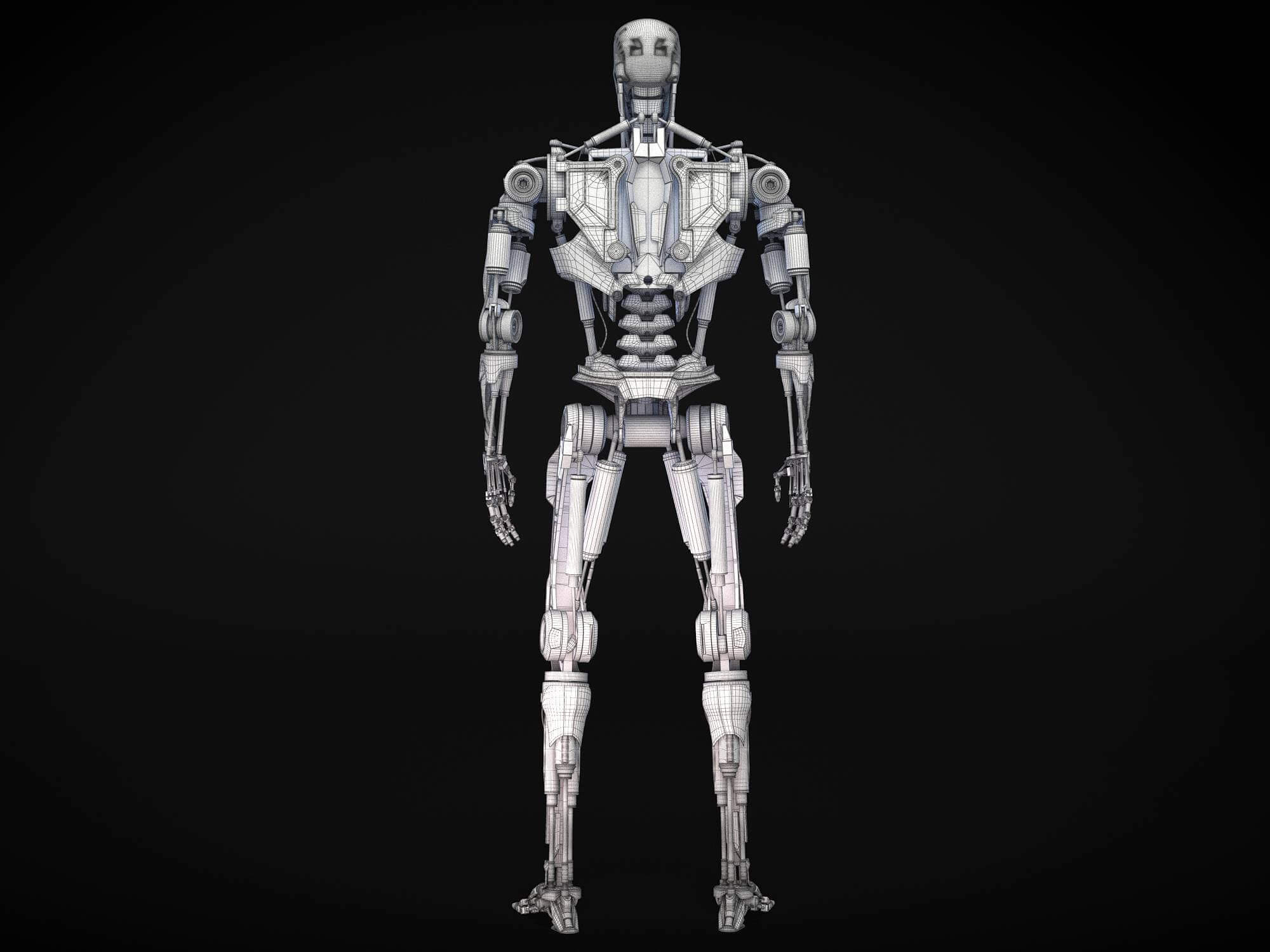 Terminator T-800 Genisys 3D Model by SQUIR