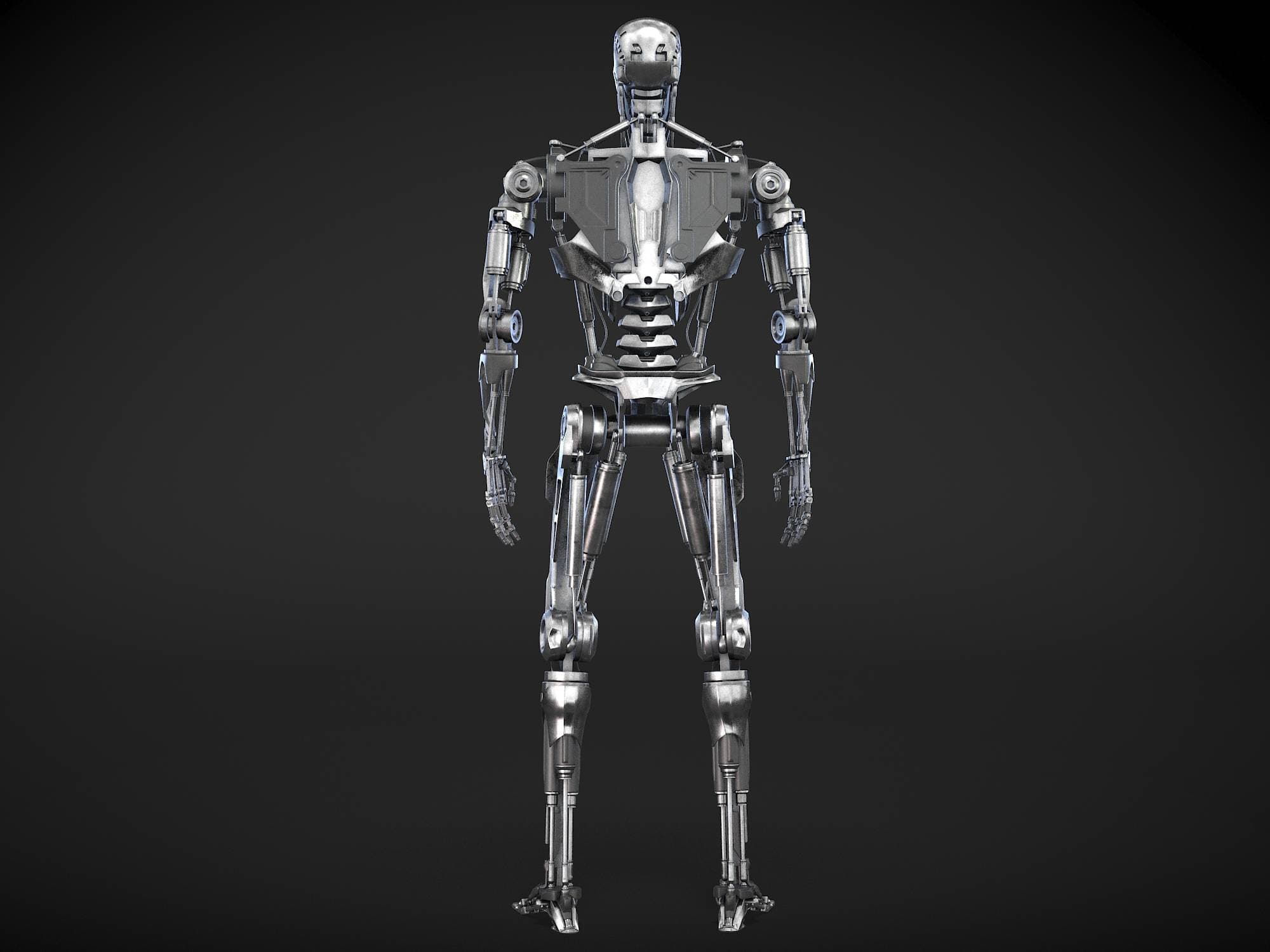 Terminator T-800 Genisys 3D Model by SQUIR