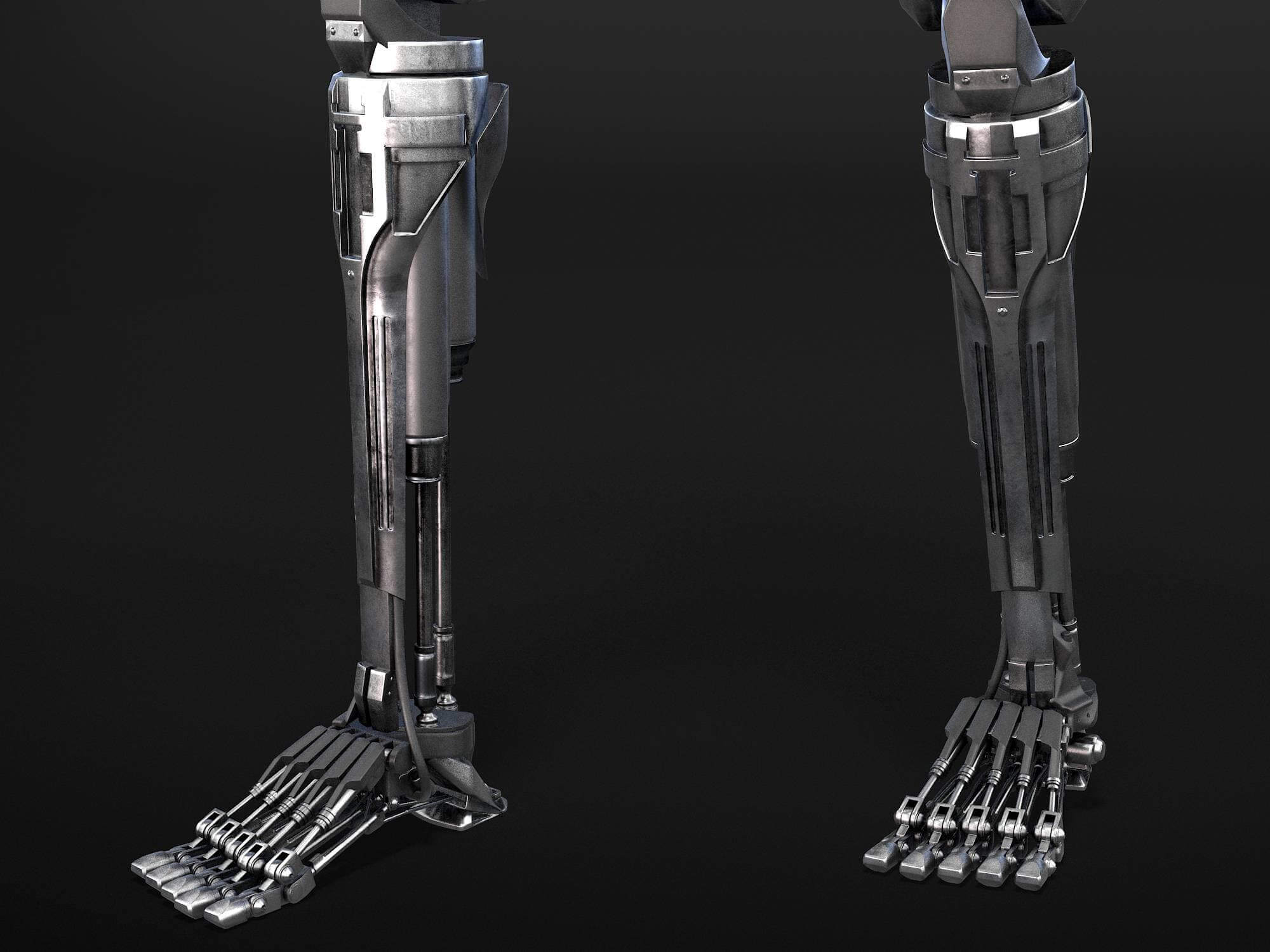 Terminator T-800 Genisys 3D Model by SQUIR