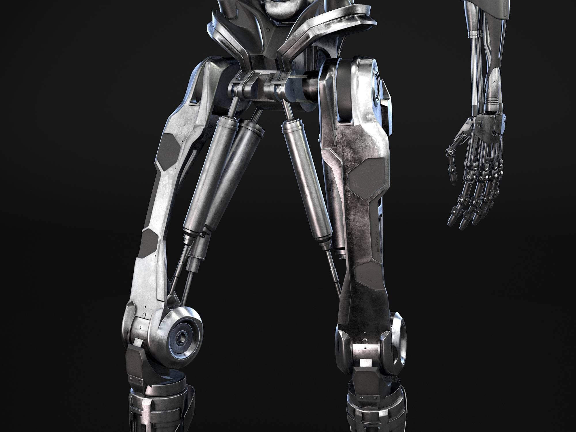 Terminator T-800 Genisys 3D Model by SQUIR
