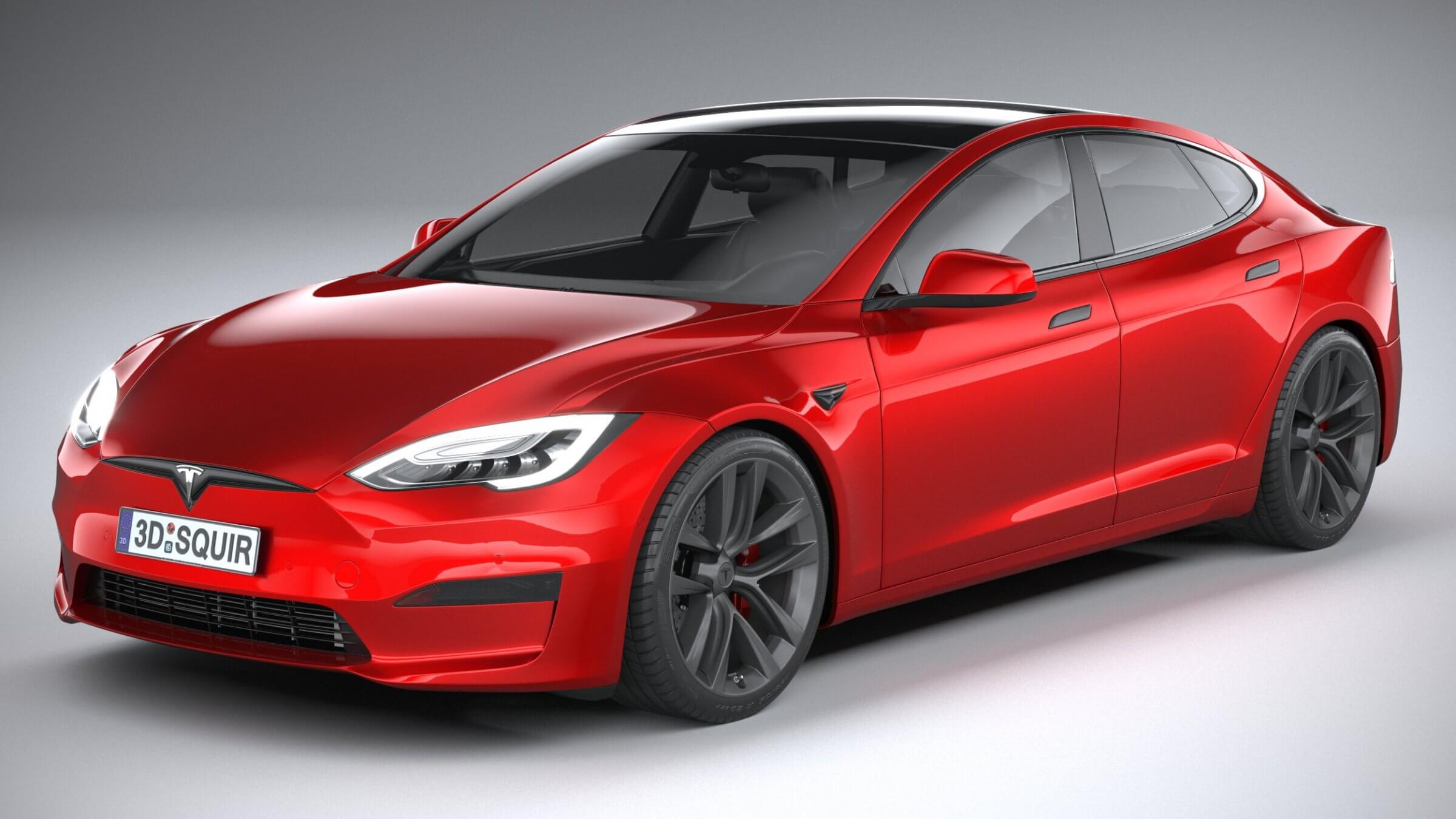 Tesla Model S 2021 by SQUIR