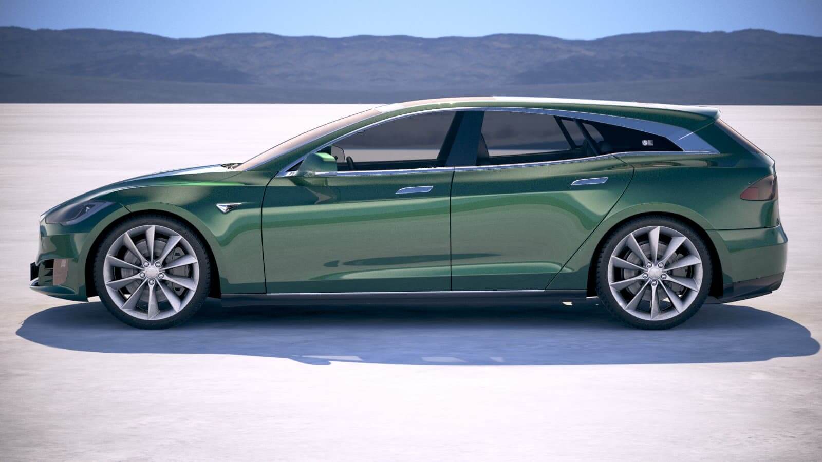 Tesla Model S Shooting Brake 2019 by SQUIR