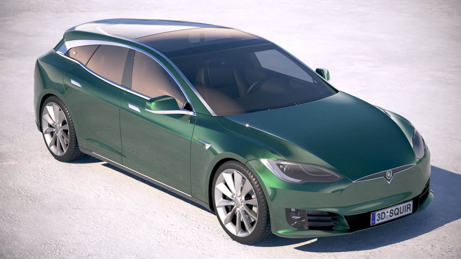 Tesla Model S Shooting Brake 2019 by SQUIR