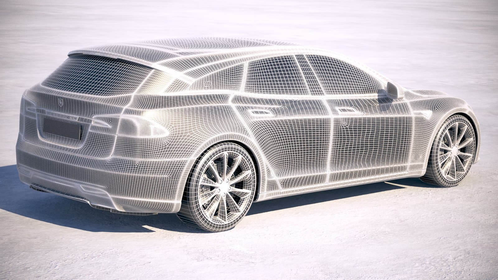 Tesla Model S Shooting Brake 2019 by SQUIR