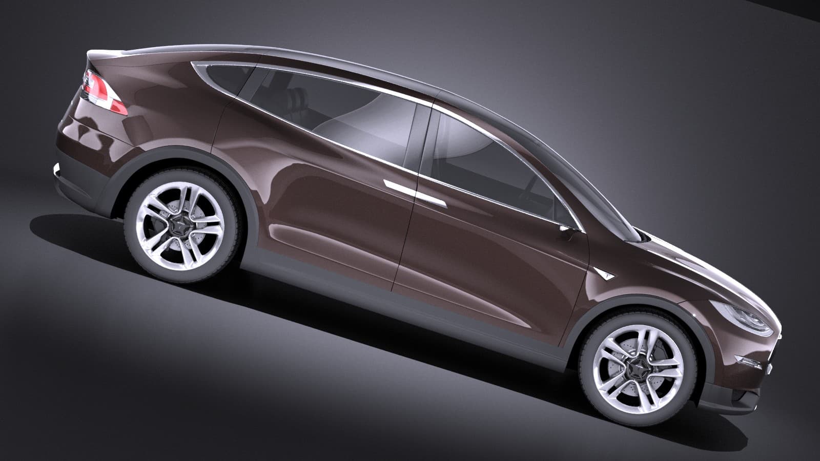 Tesla Model X 2015 (V-Ray) by SQUIR