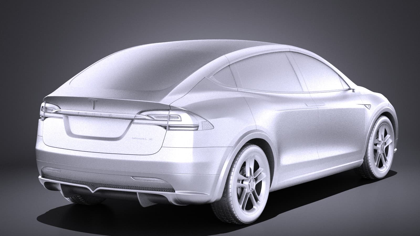 Tesla Model X 2015 (V-Ray) by SQUIR