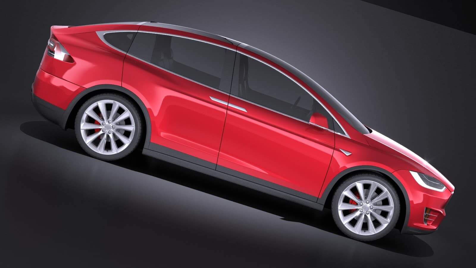 Tesla Model X 2017 (V-Ray) by SQUIR