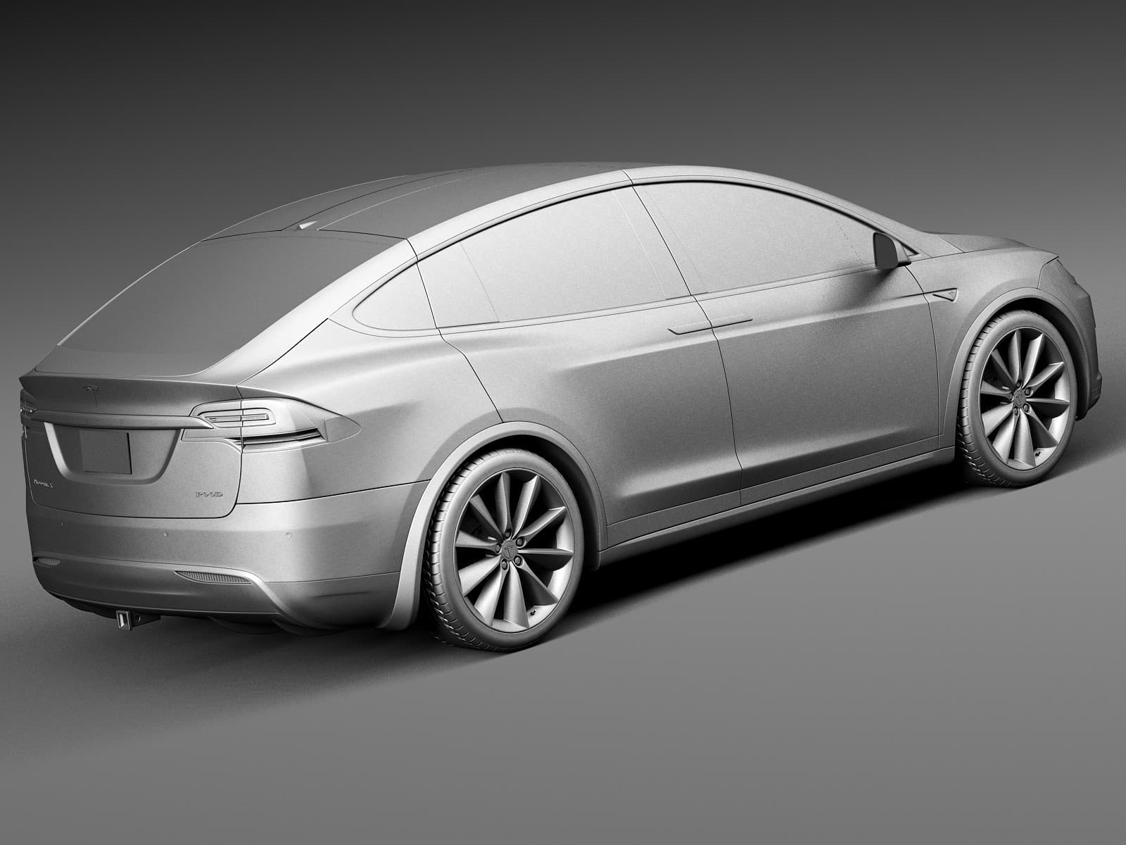 Tesla Model X 2017 by SQUIR