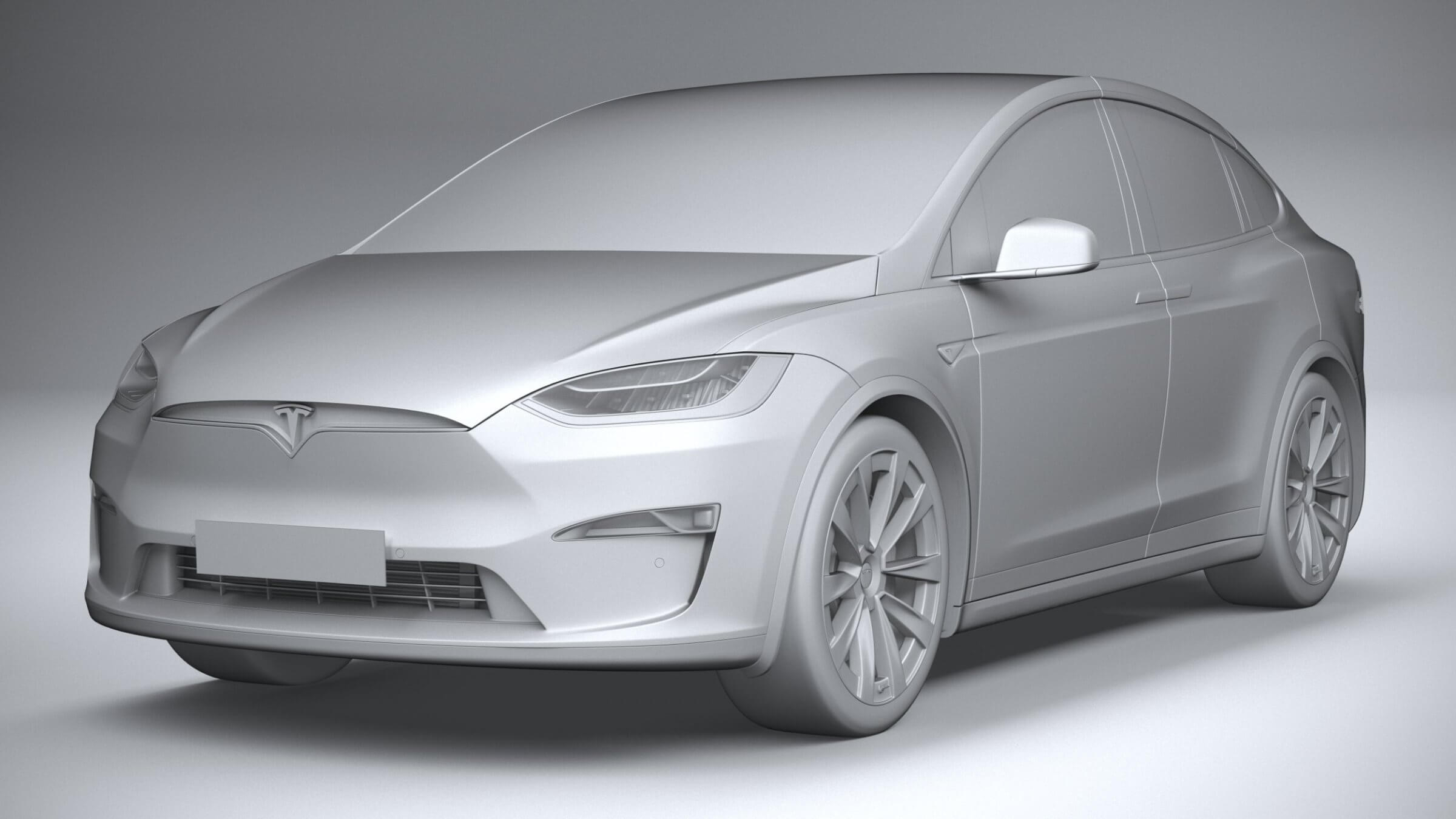 Tesla Model X 2021 by SQUIR