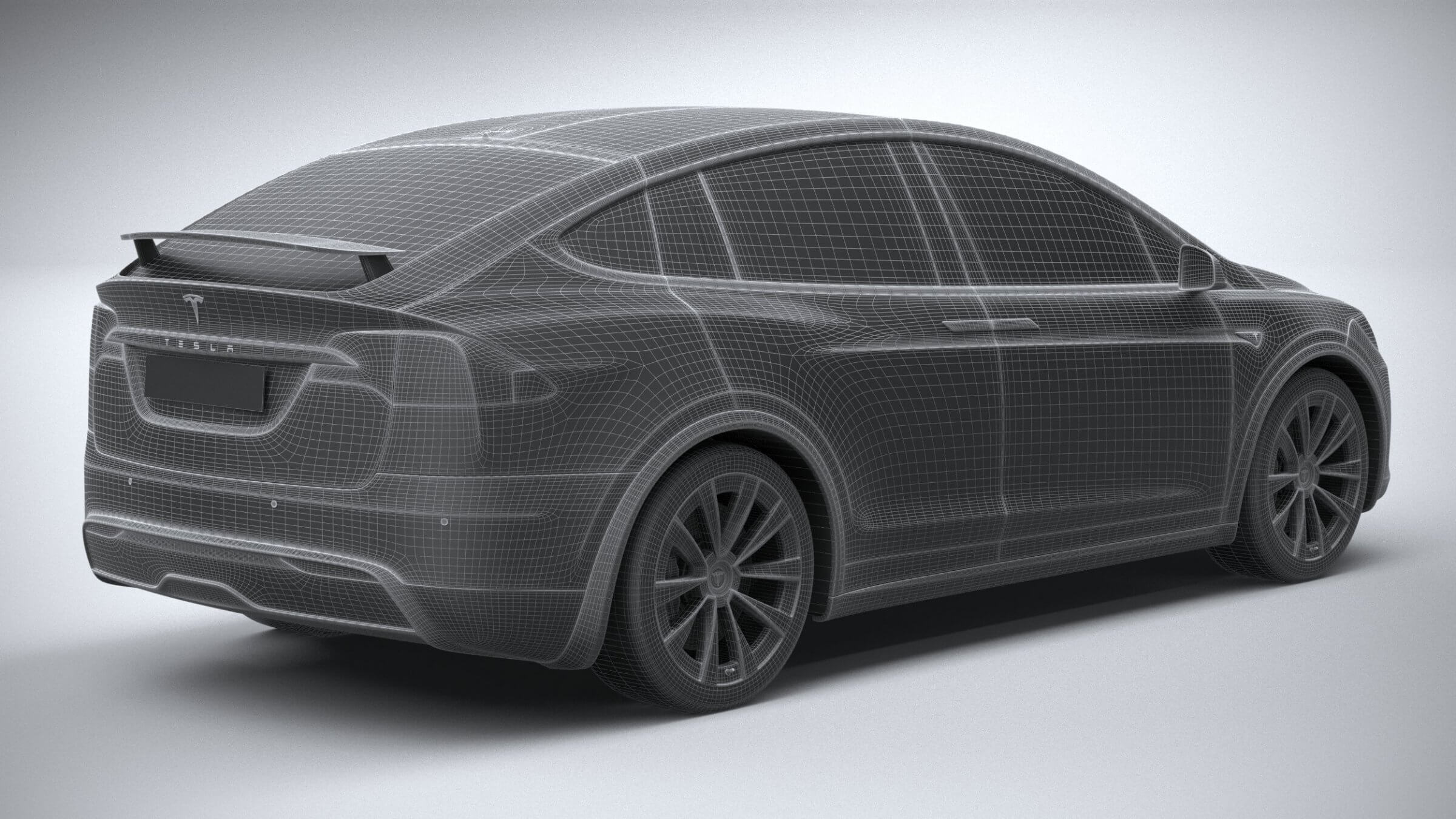 Tesla Model X 2021 by SQUIR